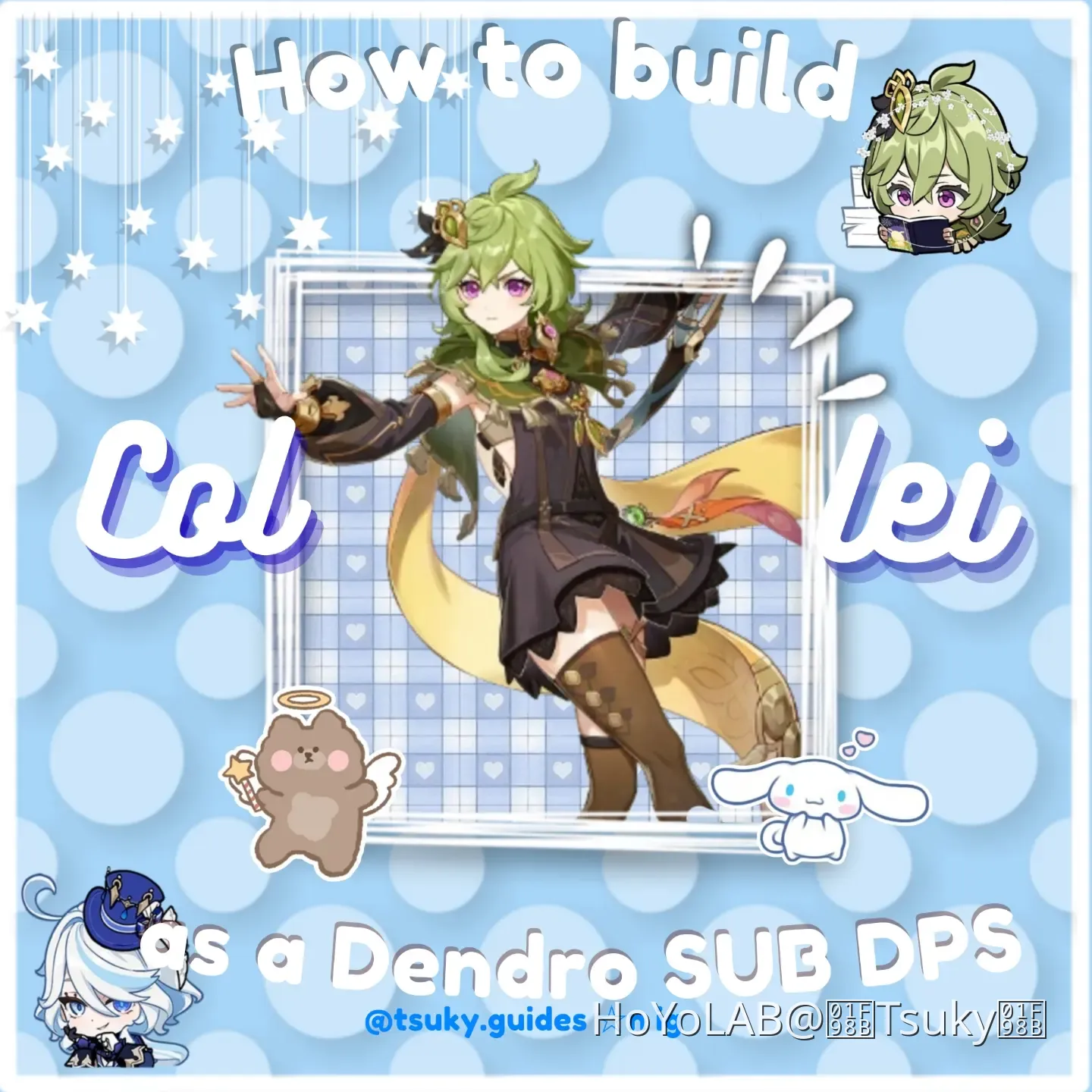 Best build for Collei as a dendro sub dps! Genshin Impact | HoYoLAB