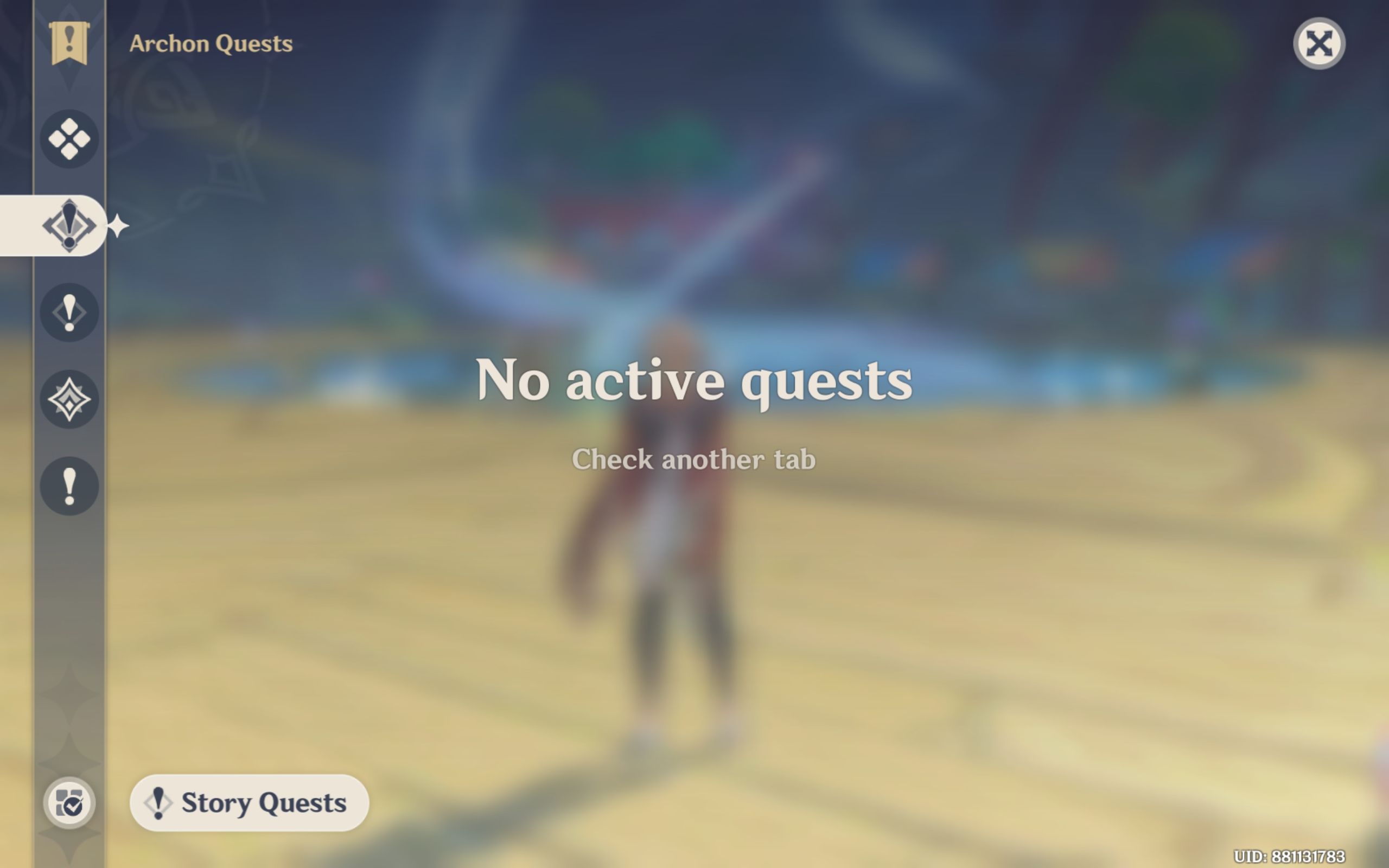 No active quests :) Genshin Impact | HoYoLAB