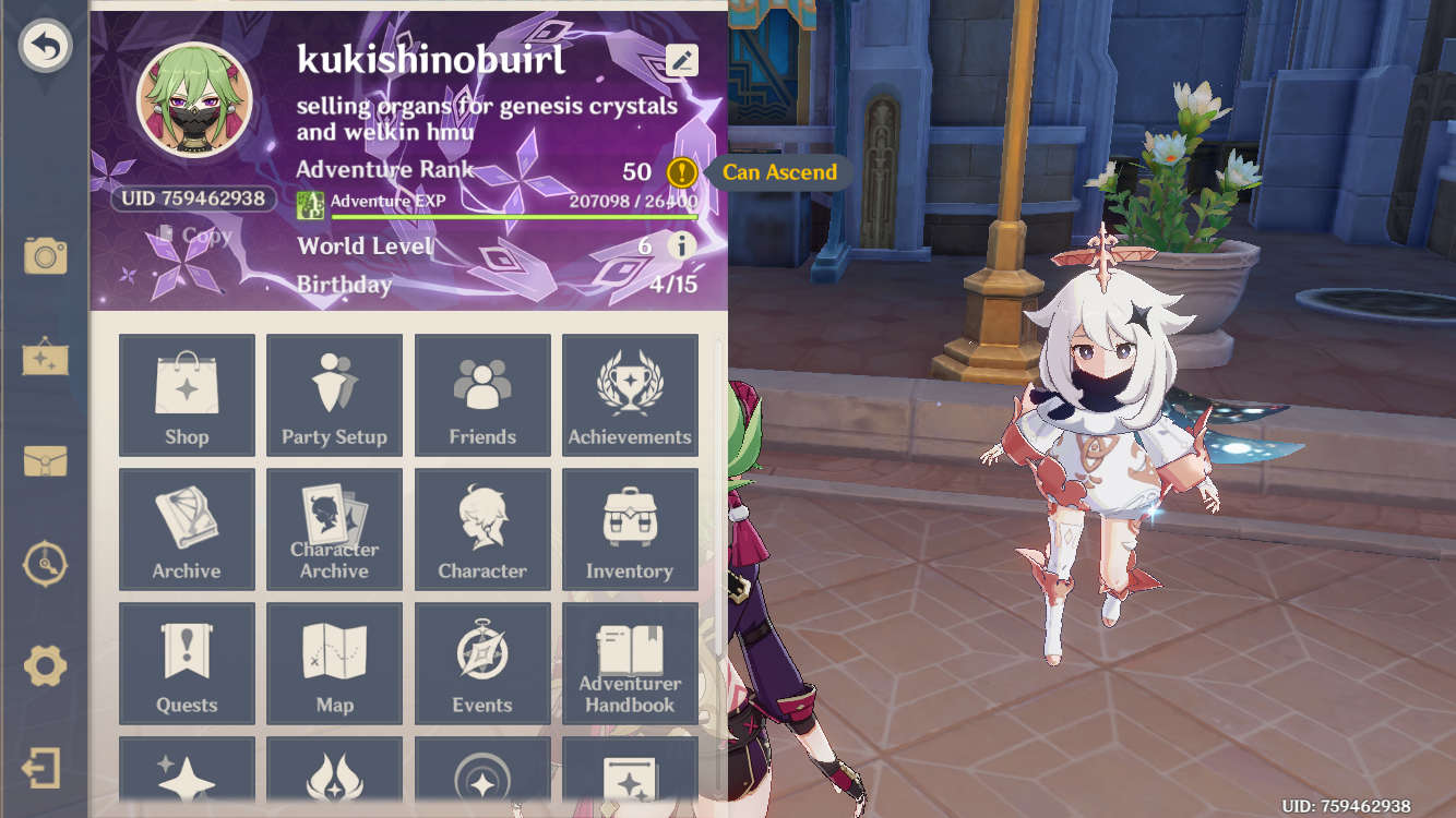 how's my progress so far? (no censored uid???) Genshin Impact | HoYoLAB