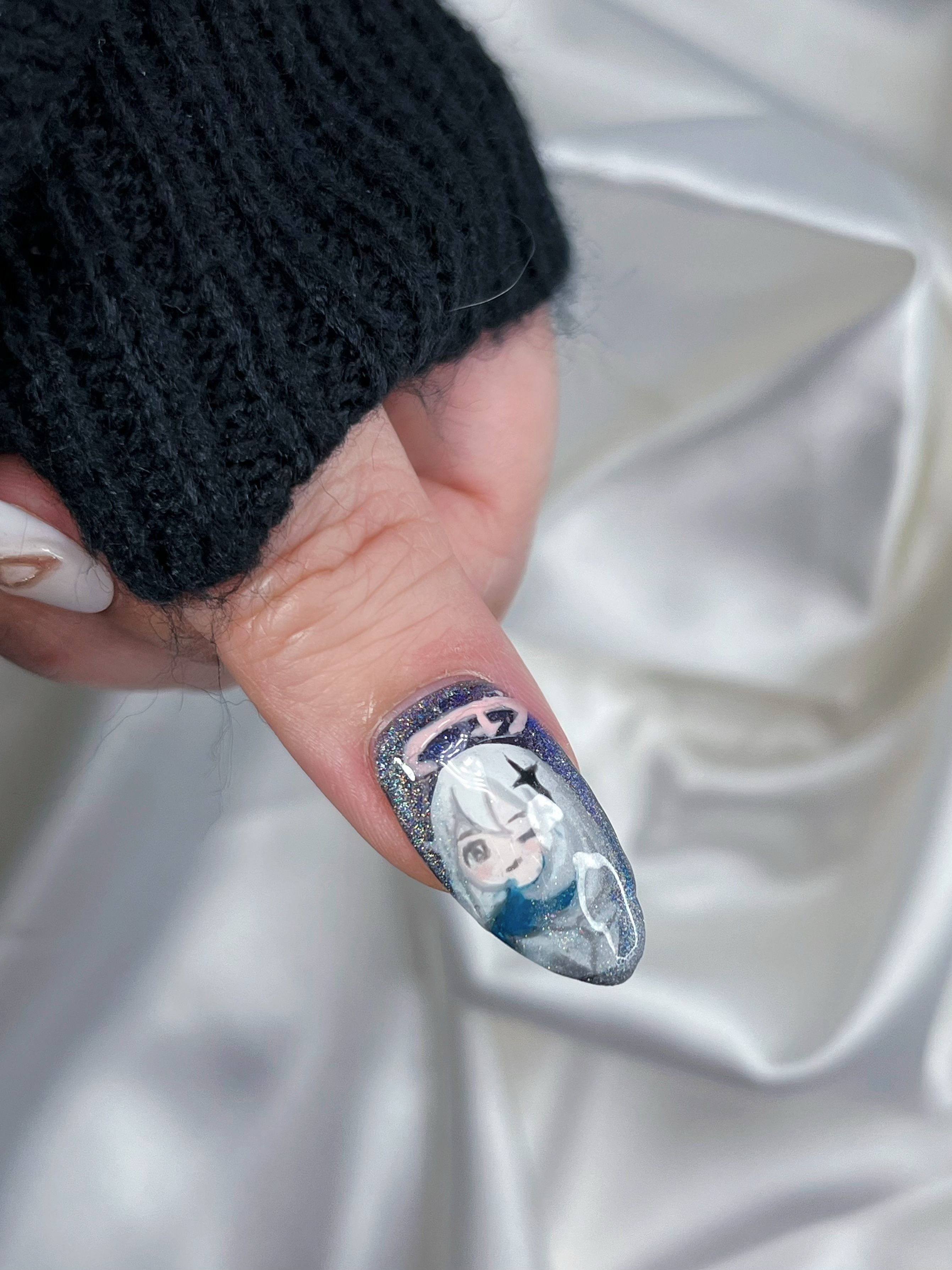 I spent 4 hours on these Paimon nails 😭 Genshin Impact | HoYoLAB