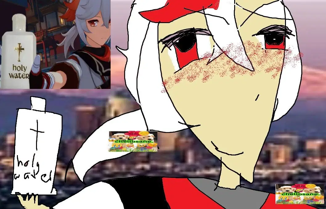 how to draw holy water