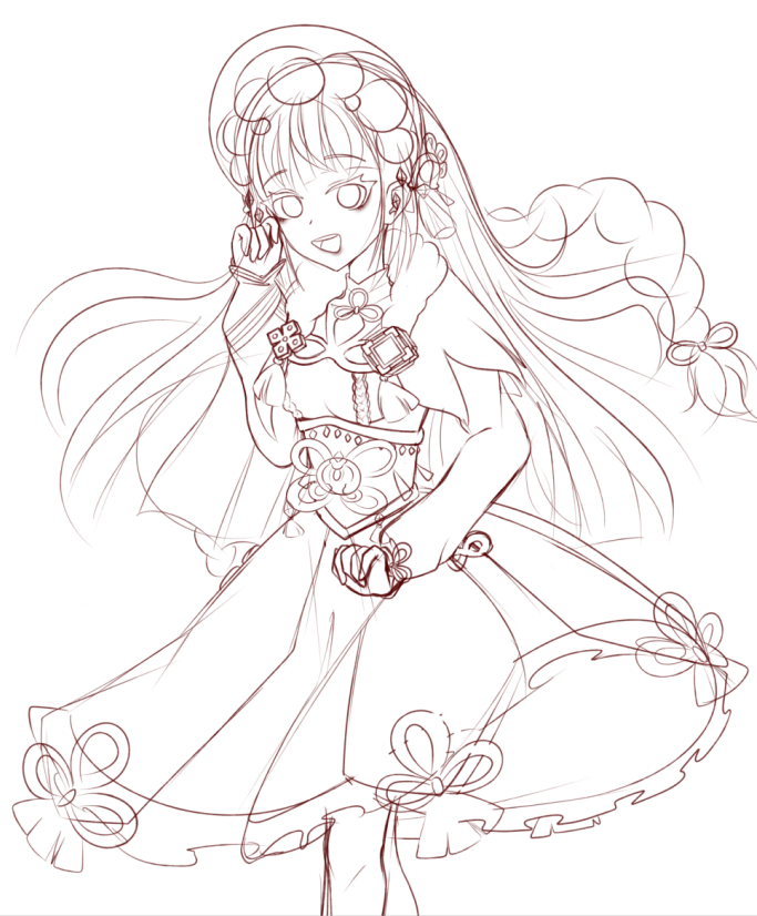 wip drawing of yun jin Genshin Impact | HoYoLAB