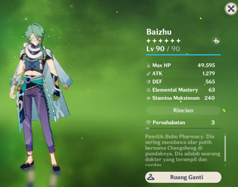 Almost 50k HP! My Baizhu's Build. Genshin Impact | HoYoLAB