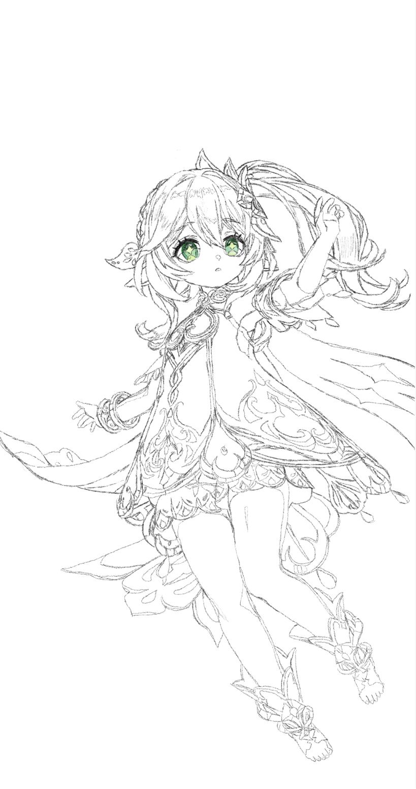 Nahida Drawing! 🌱🌱 Genshin Impact | HoYoLAB