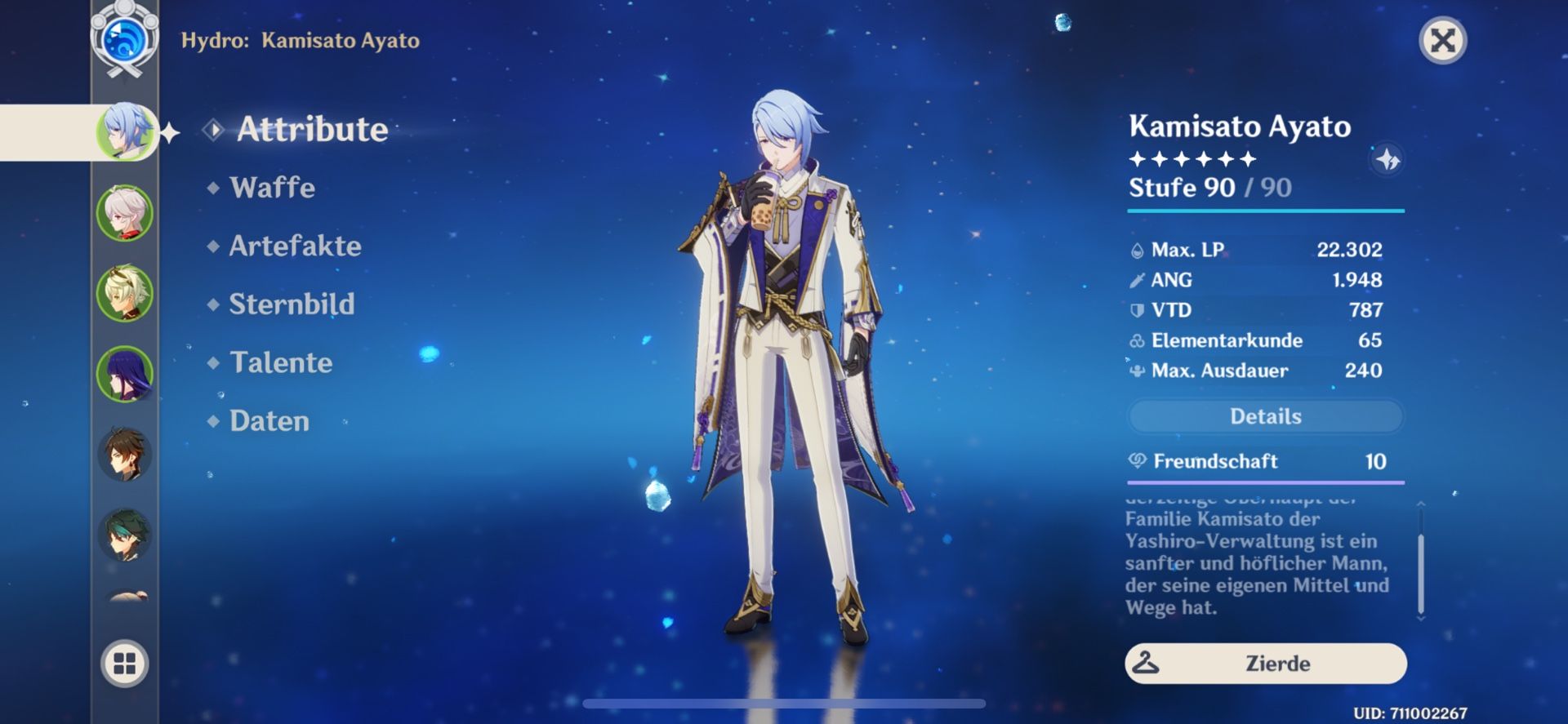 Ayato build Genshin Impact | HoYoLAB