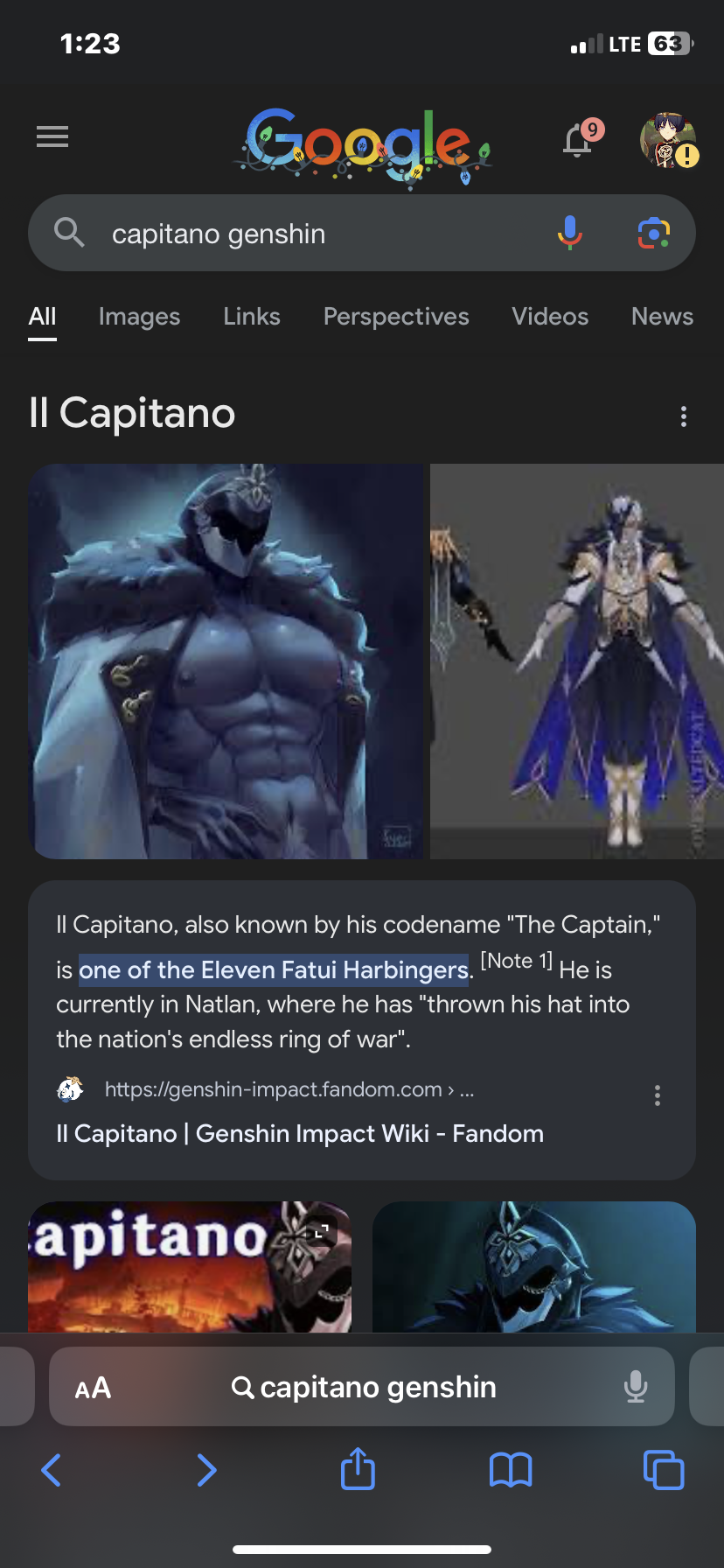Cant even search capitano without being flashed 😭 Genshin Impact | HoYoLAB