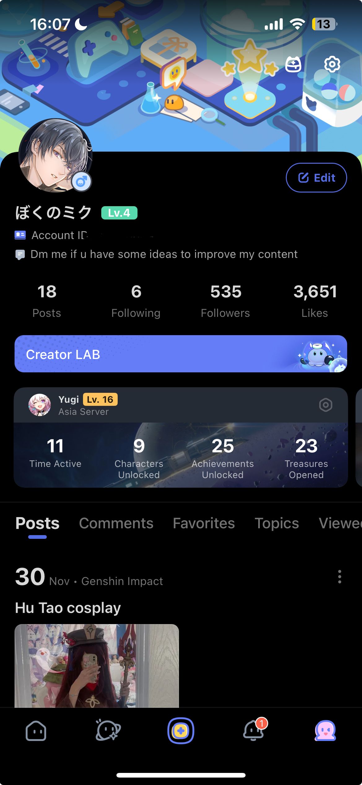 500 haven’t even thank y’all for the 400 | HoYoLAB