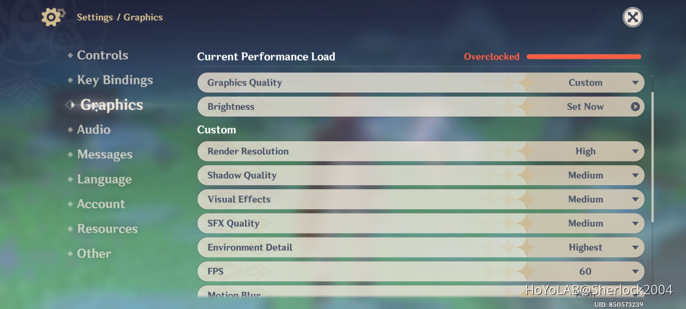 Graphic settings Genshin Impact | HoYoLAB