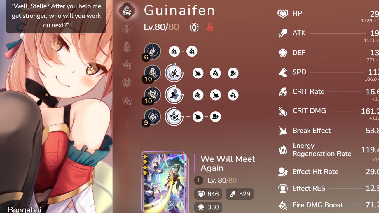 Guinaifen. 6-10-10-9. Honkai: Star Rail | HoYoLAB