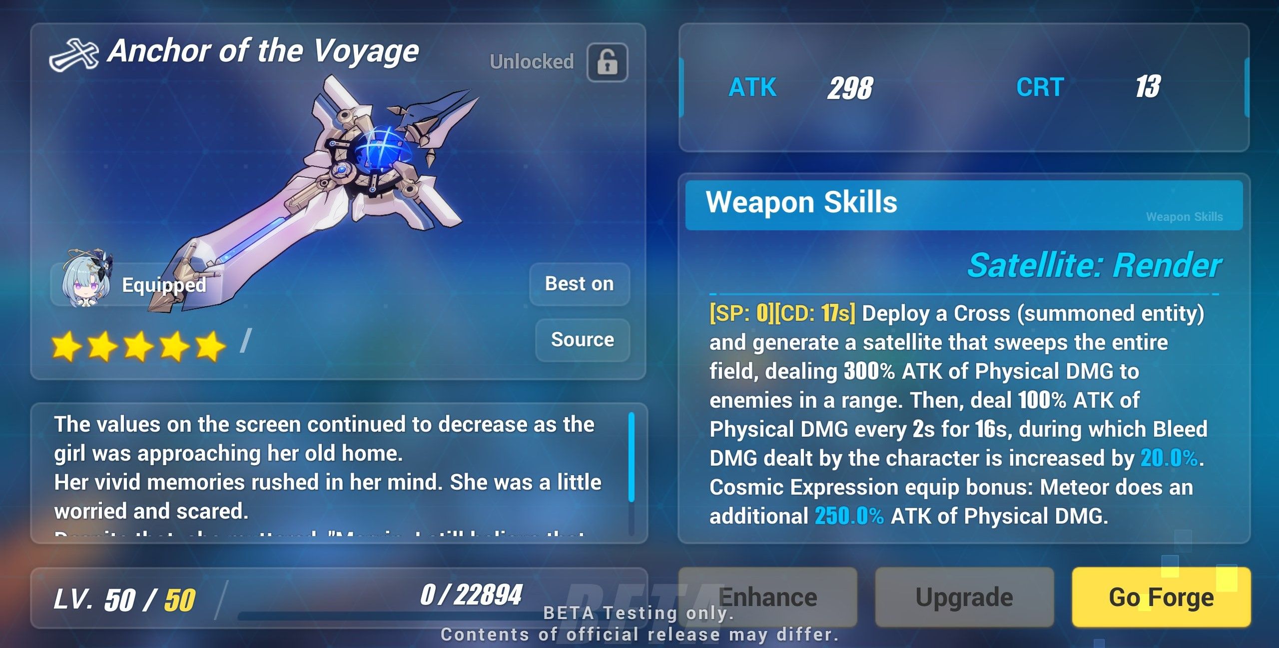 [ Beta 7.1 EN ] New weapons - Anchor of the Voyage & Anchor of the ...