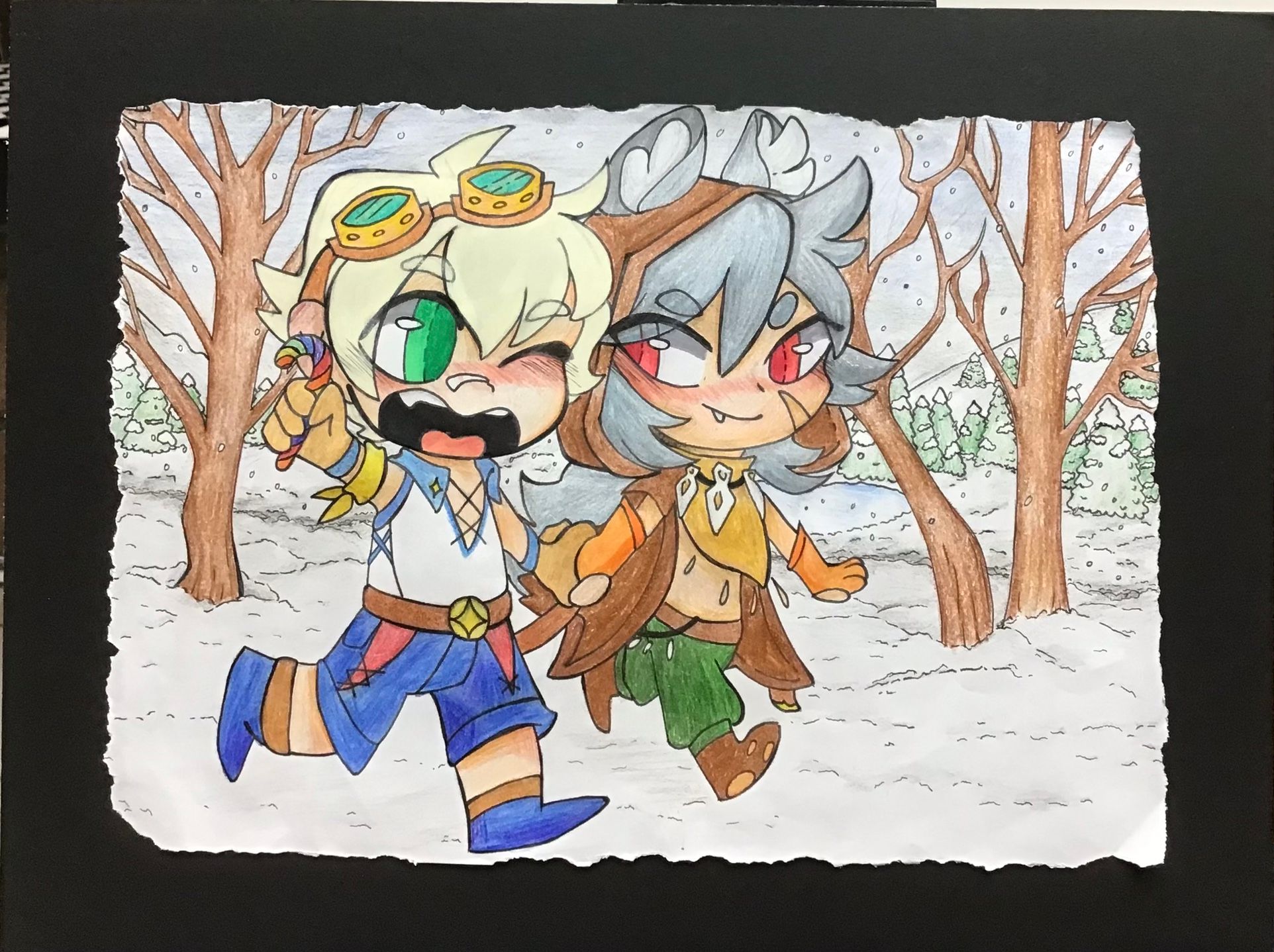 Bennett and Razor’s winter season! Genshin Impact | HoYoLAB