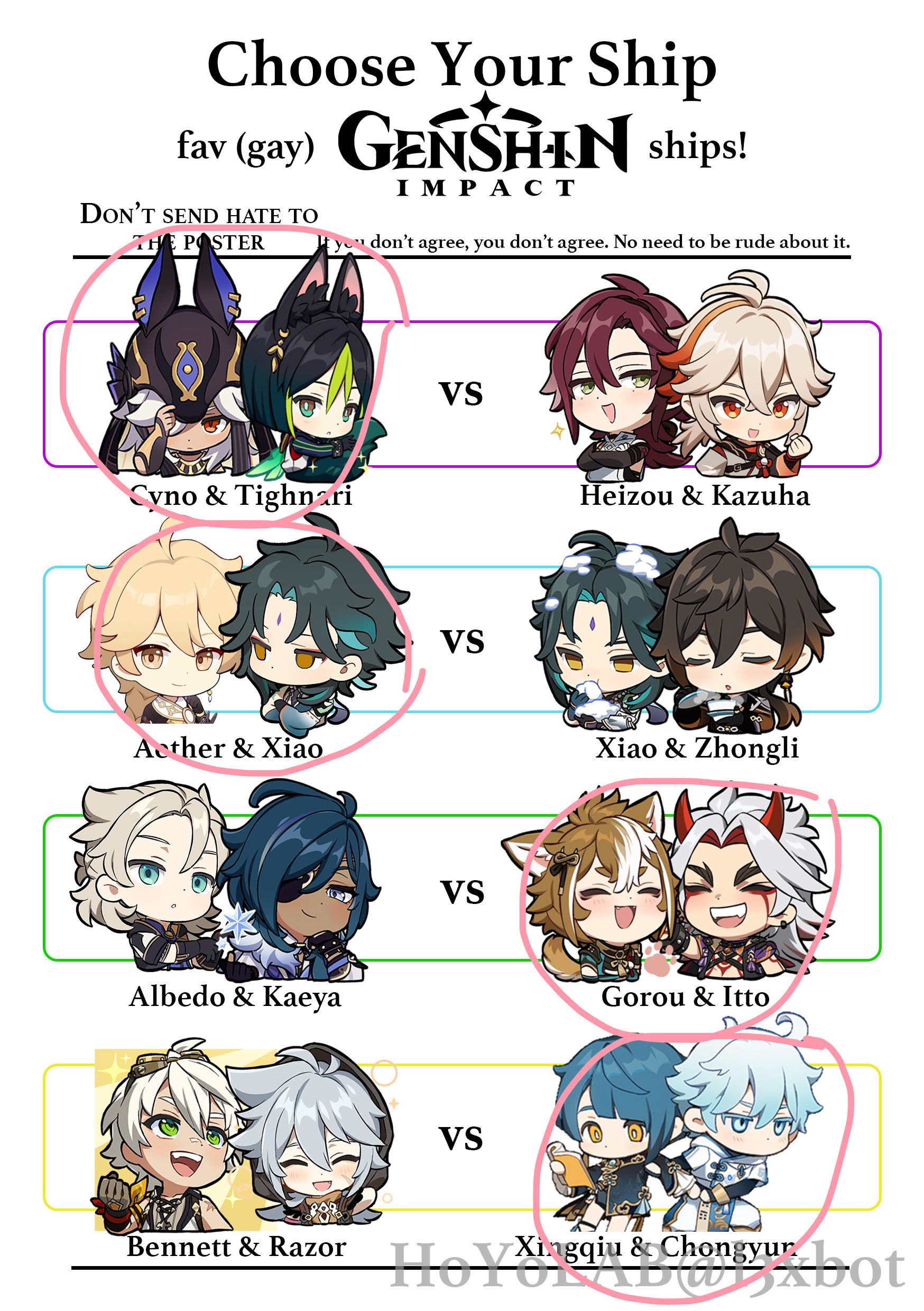 My try a this or that again! (Ships only) Genshin Impact | HoYoLAB