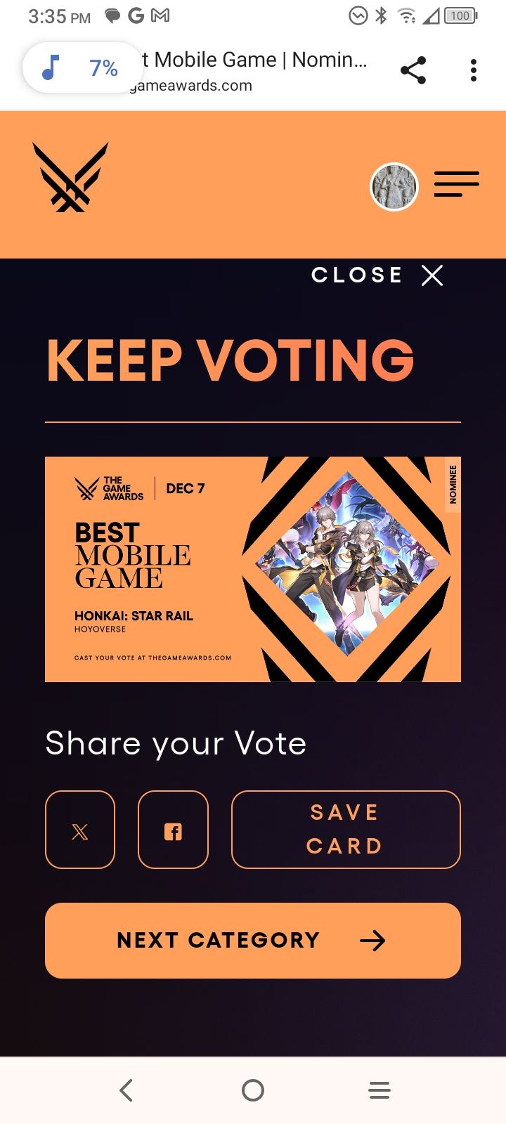 voted HSR game of the year... | HoYoLAB