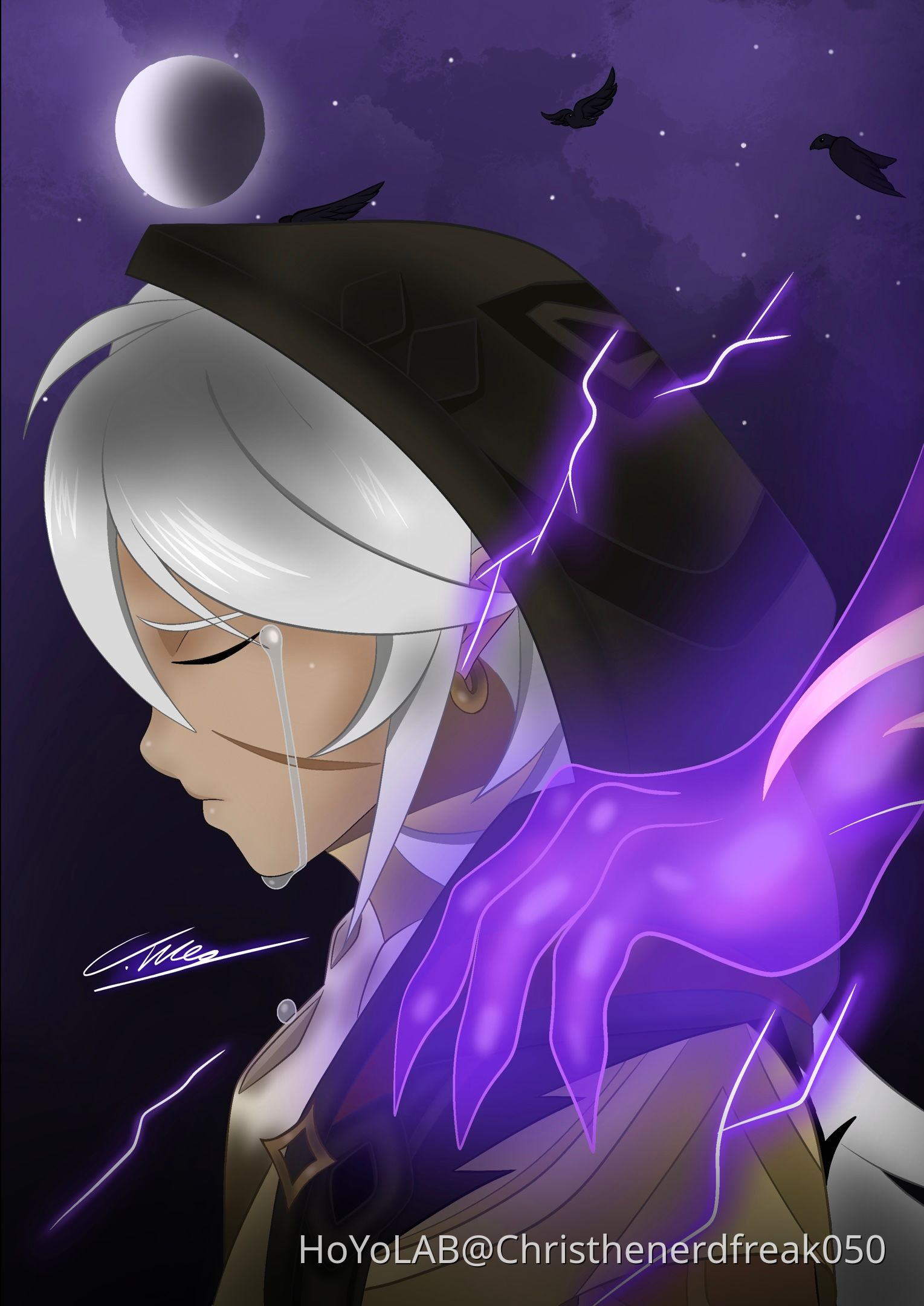 My Razor Fan Art ️🎨💜🐺⚡️ Genshin Impact | HoYoLAB