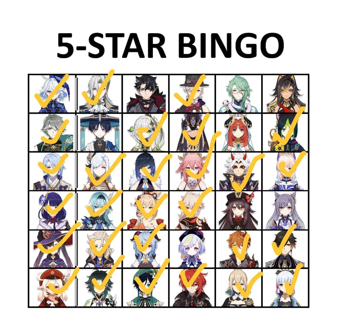 My 5Stars Genshin Impact | HoYoLAB