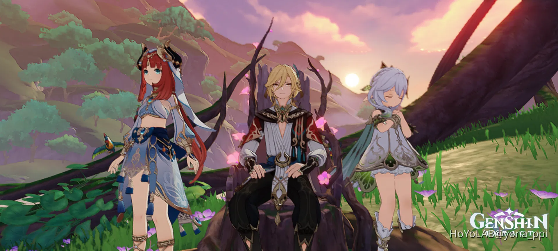 Finally got my pics of my Sumeru Eternal Companion-Gods headcanon ...