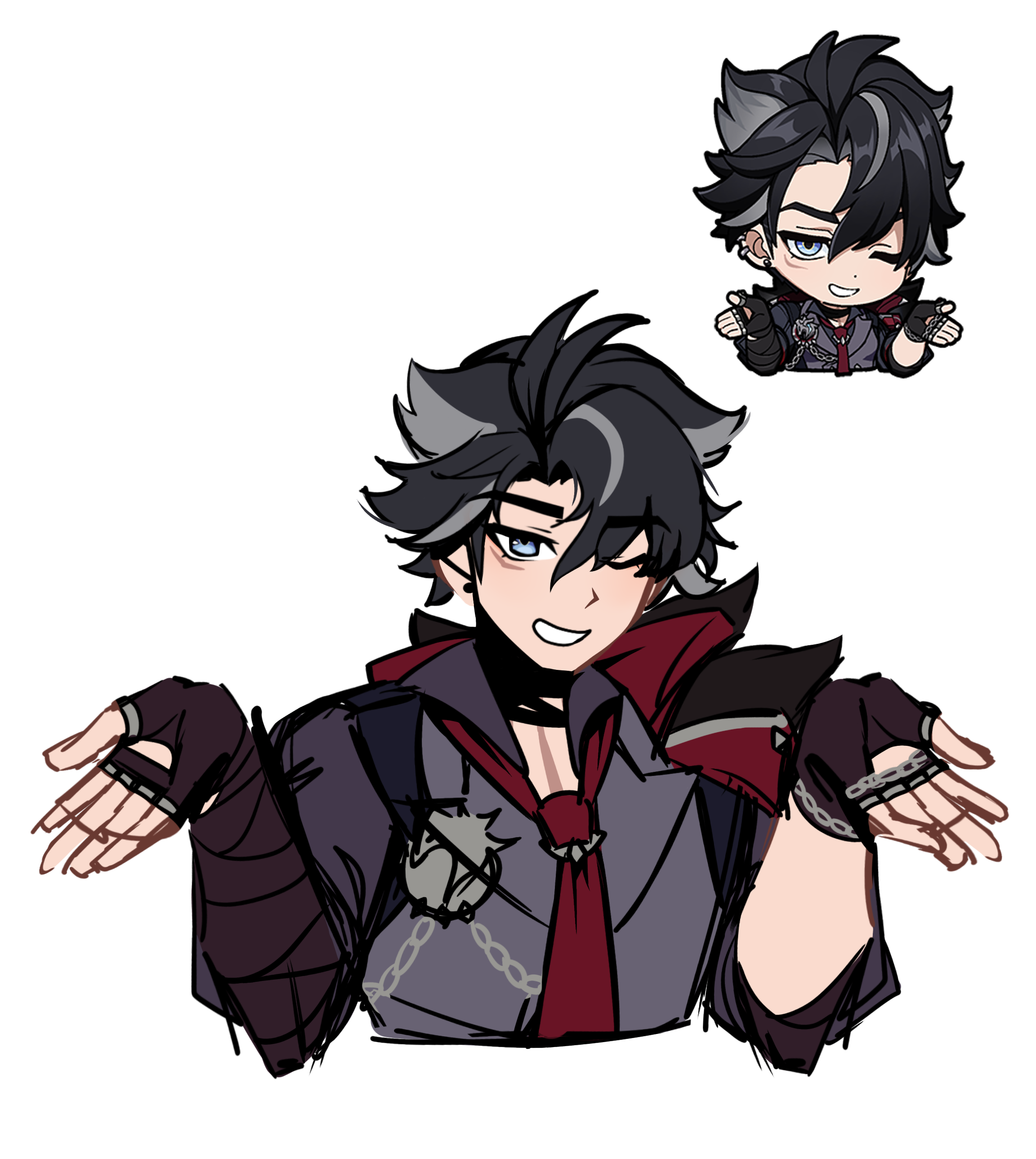 Drawing the emotes #3 (it's been 84 years) Genshin Impact | HoYoLAB