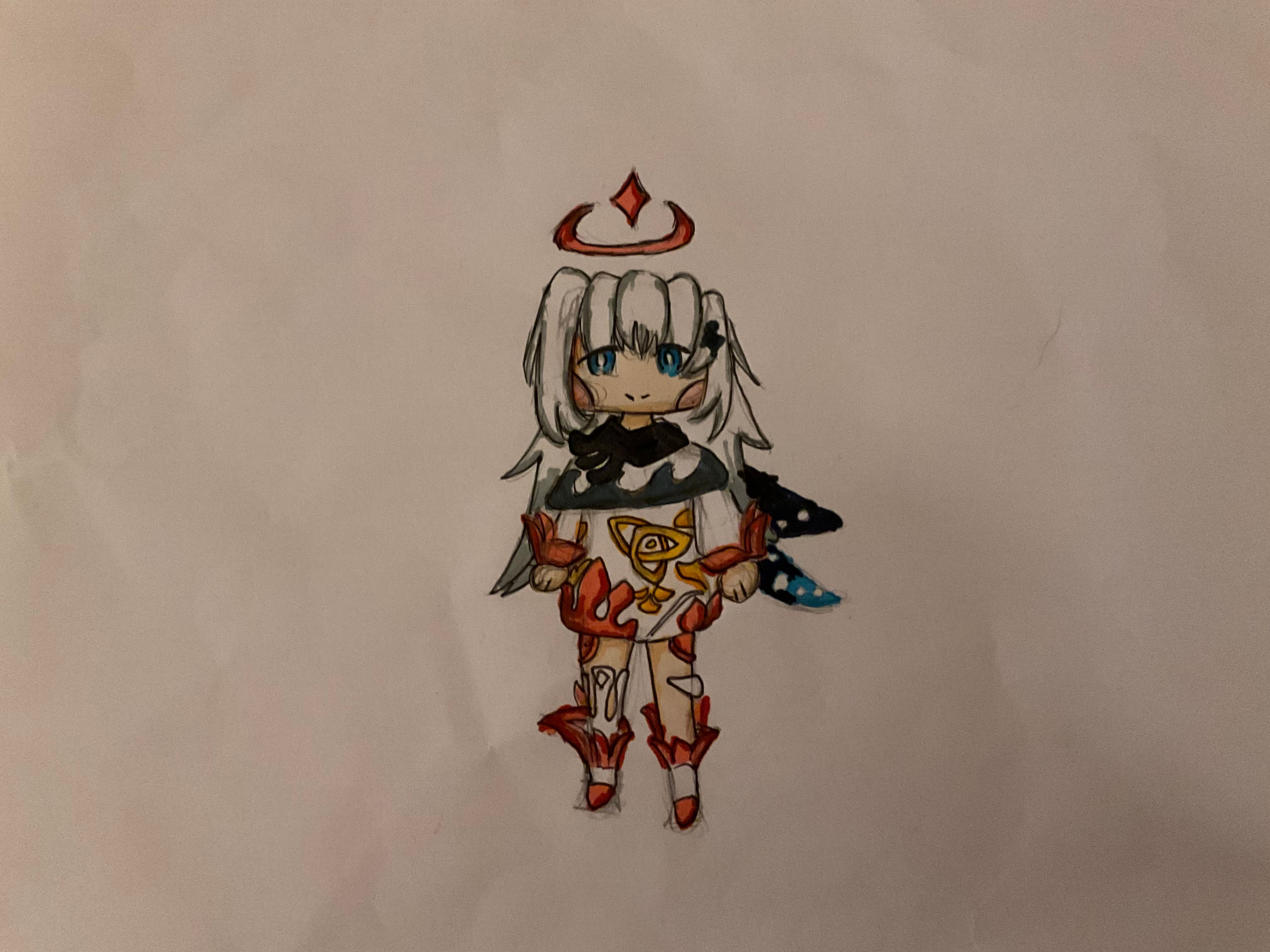 I tried to draw paimon! Genshin Impact | HoYoLAB