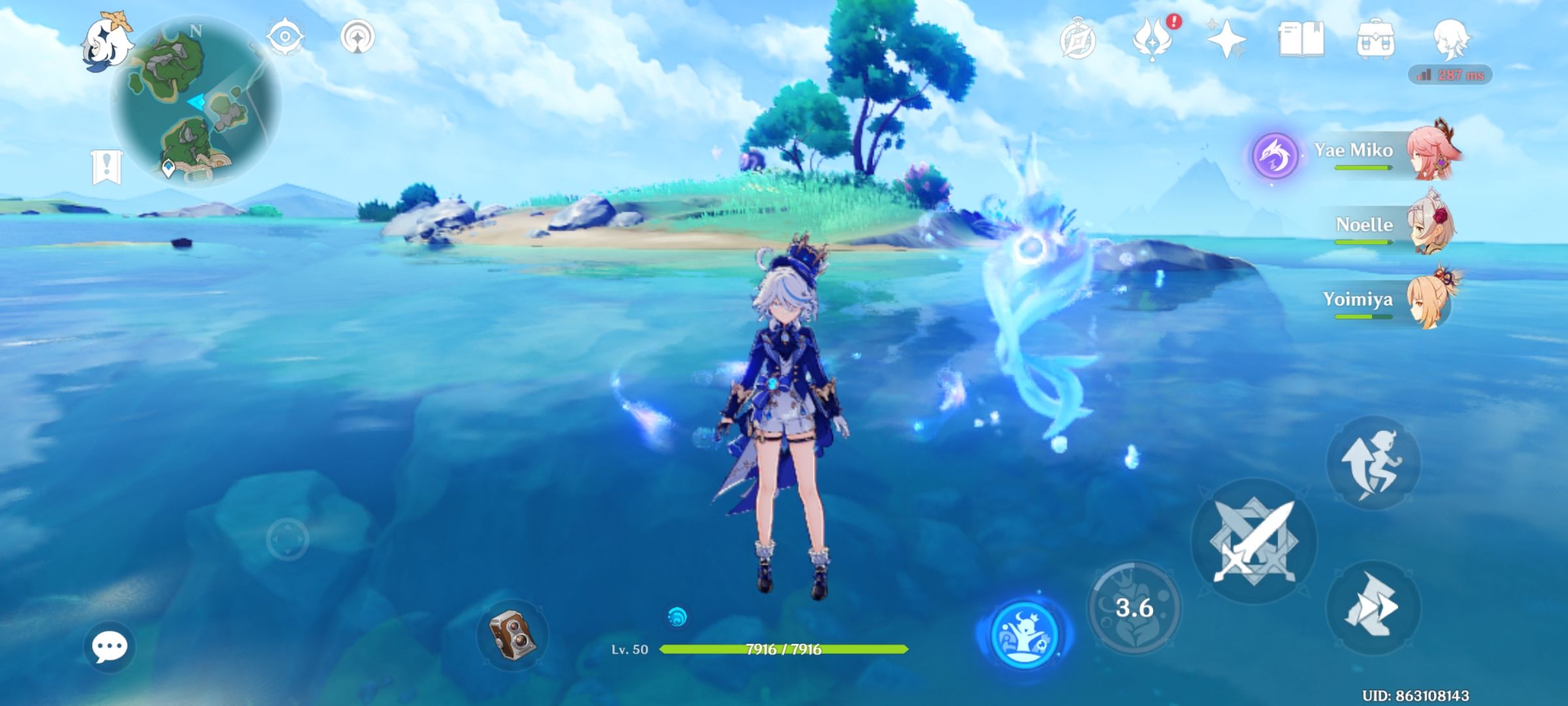 FURINA CAN WALK ON WATER??!!! Genshin Impact | HoYoLAB