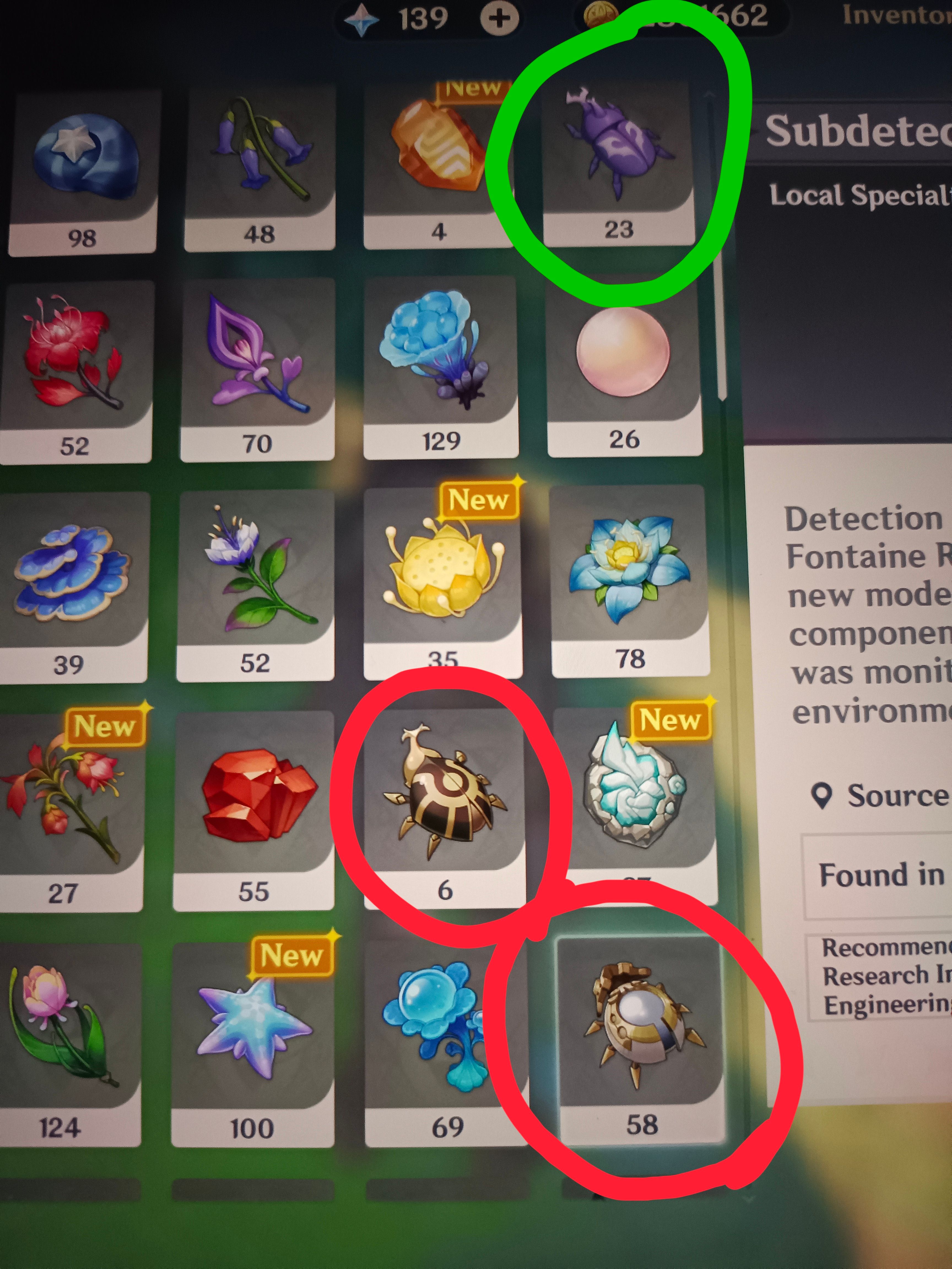 Why does Nahida collect Onikabutos but not Scarabs or Subdetection ...