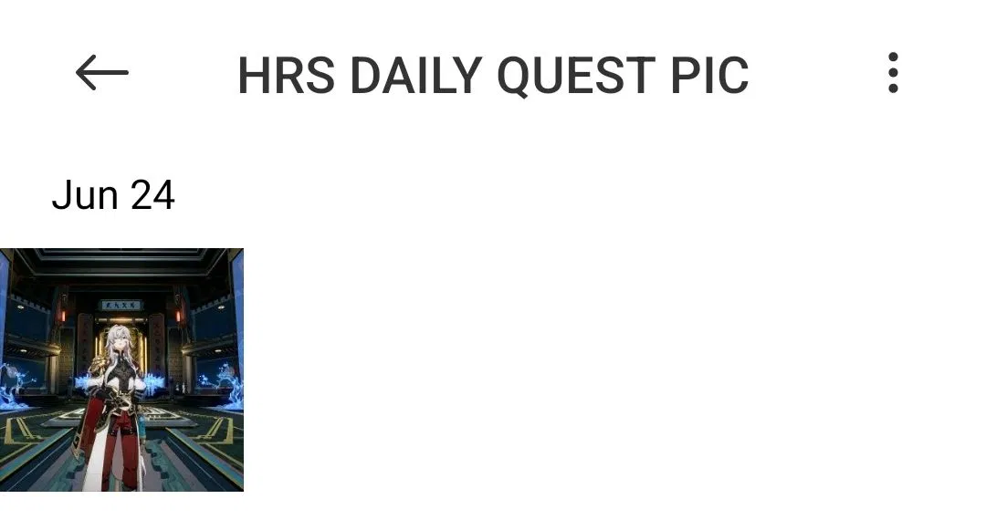 SHARING My daileys Hsr pic quest back form Jun 24! OF general Jing yuan ...