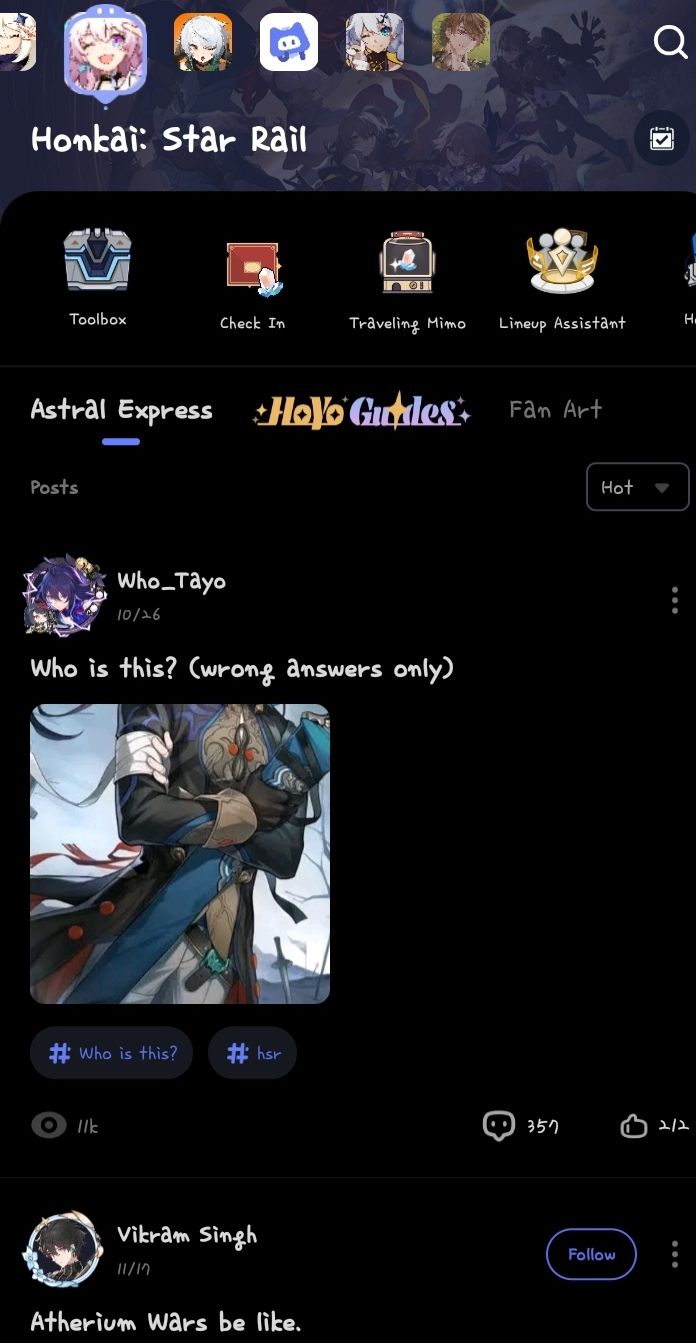 I finally saw my own post! | HoYoLAB