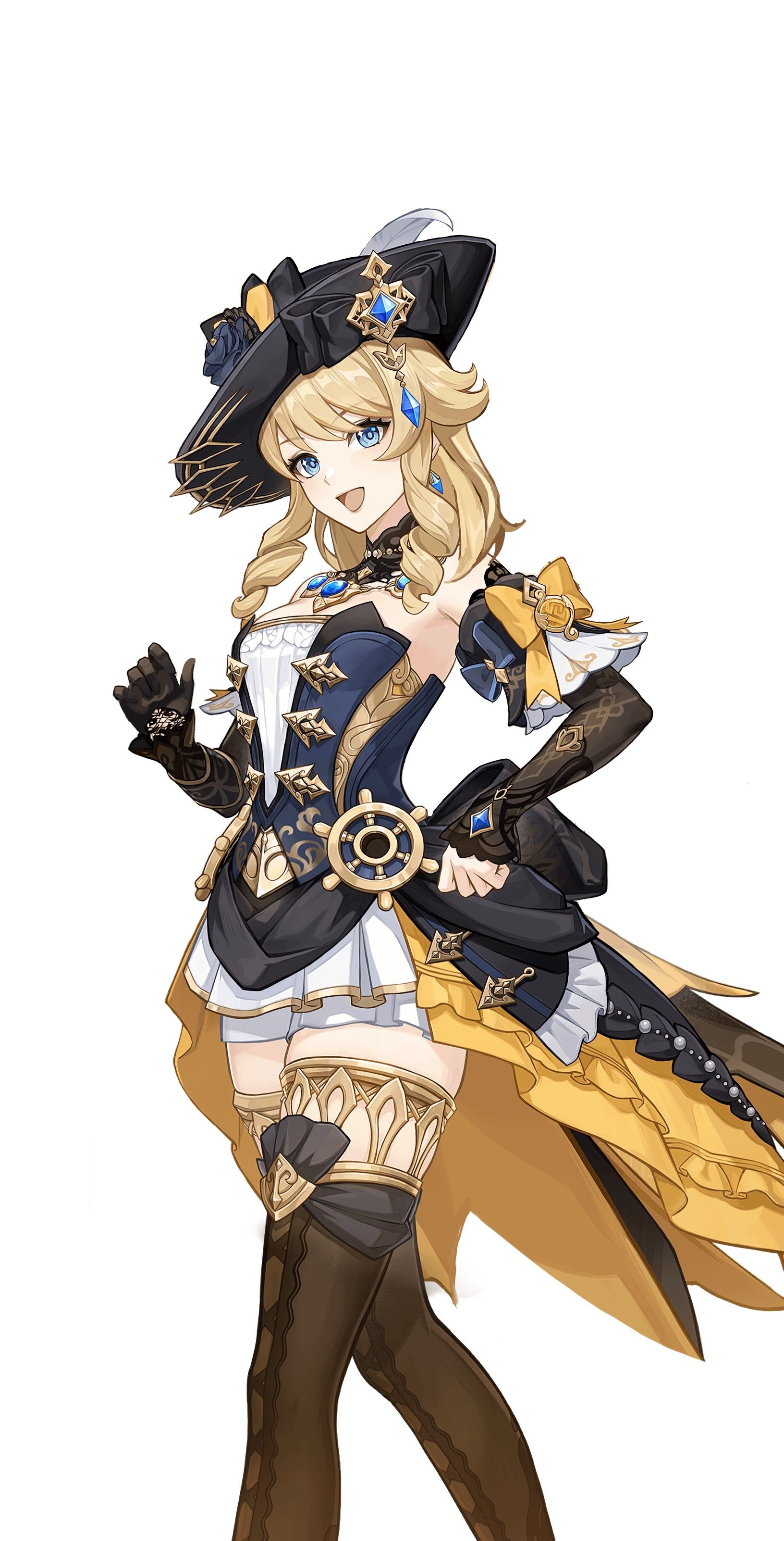 Navia with short hair 💛💛 Genshin Impact | HoYoLAB