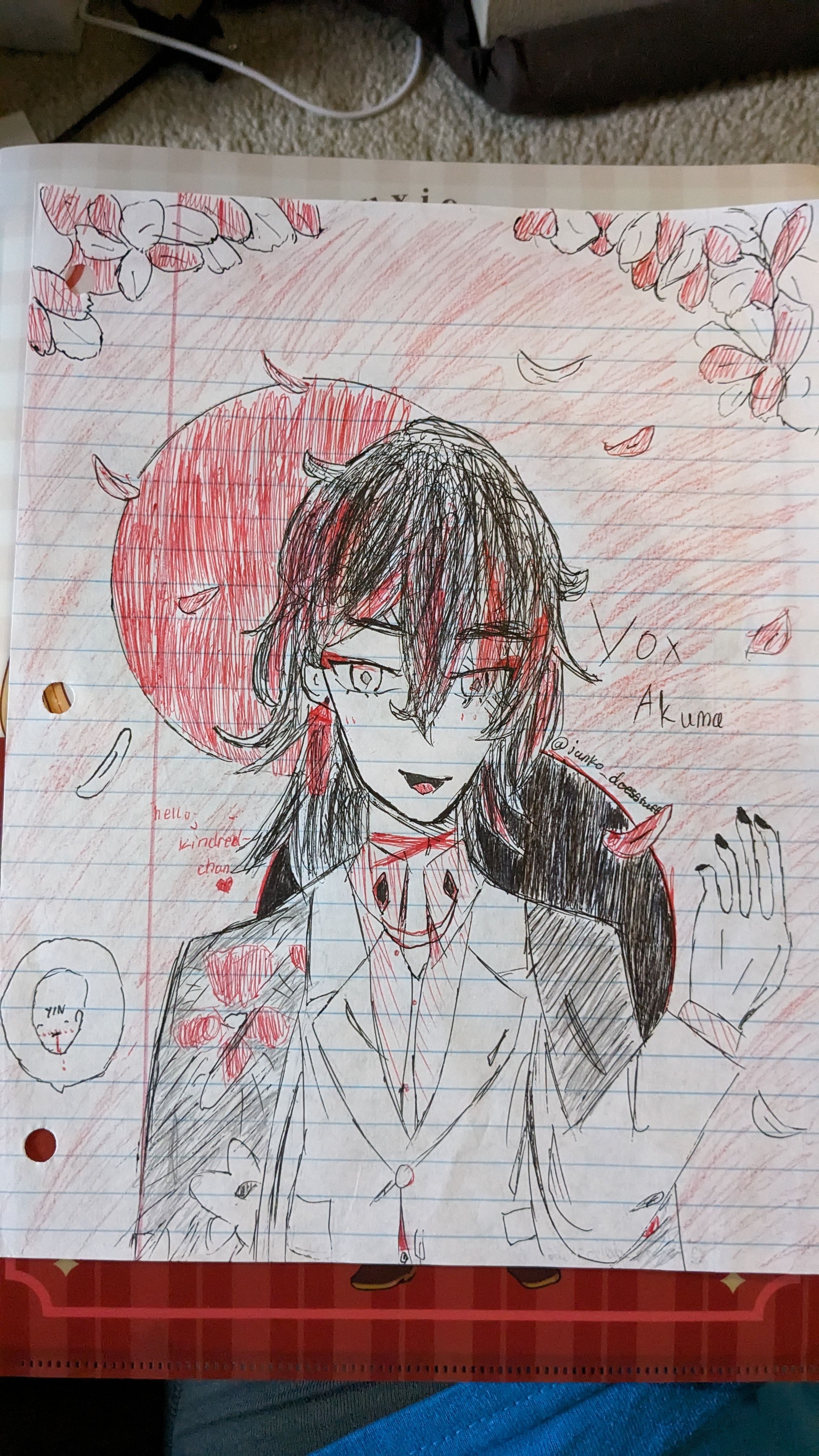 I drew Vox Akuma! | HoYoLAB