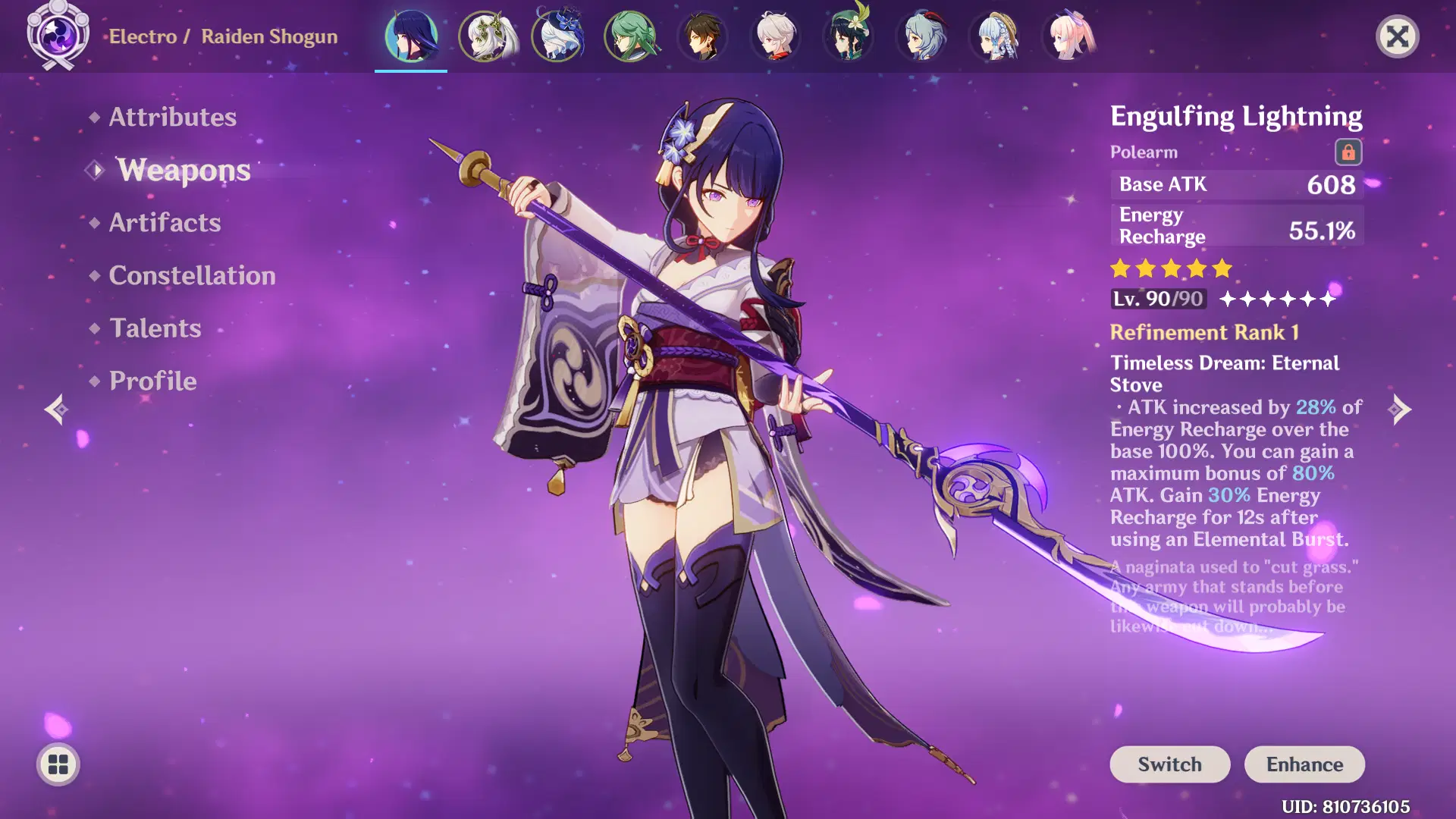 Is this how you build Gilded Raiden?? Genshin Impact | HoYoLAB