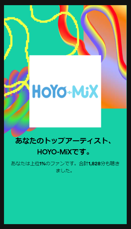 アチーブメント『上位1%のHOYO-MiXリスナー』を獲得しました Honkai Impact 3rd | HoYoLAB