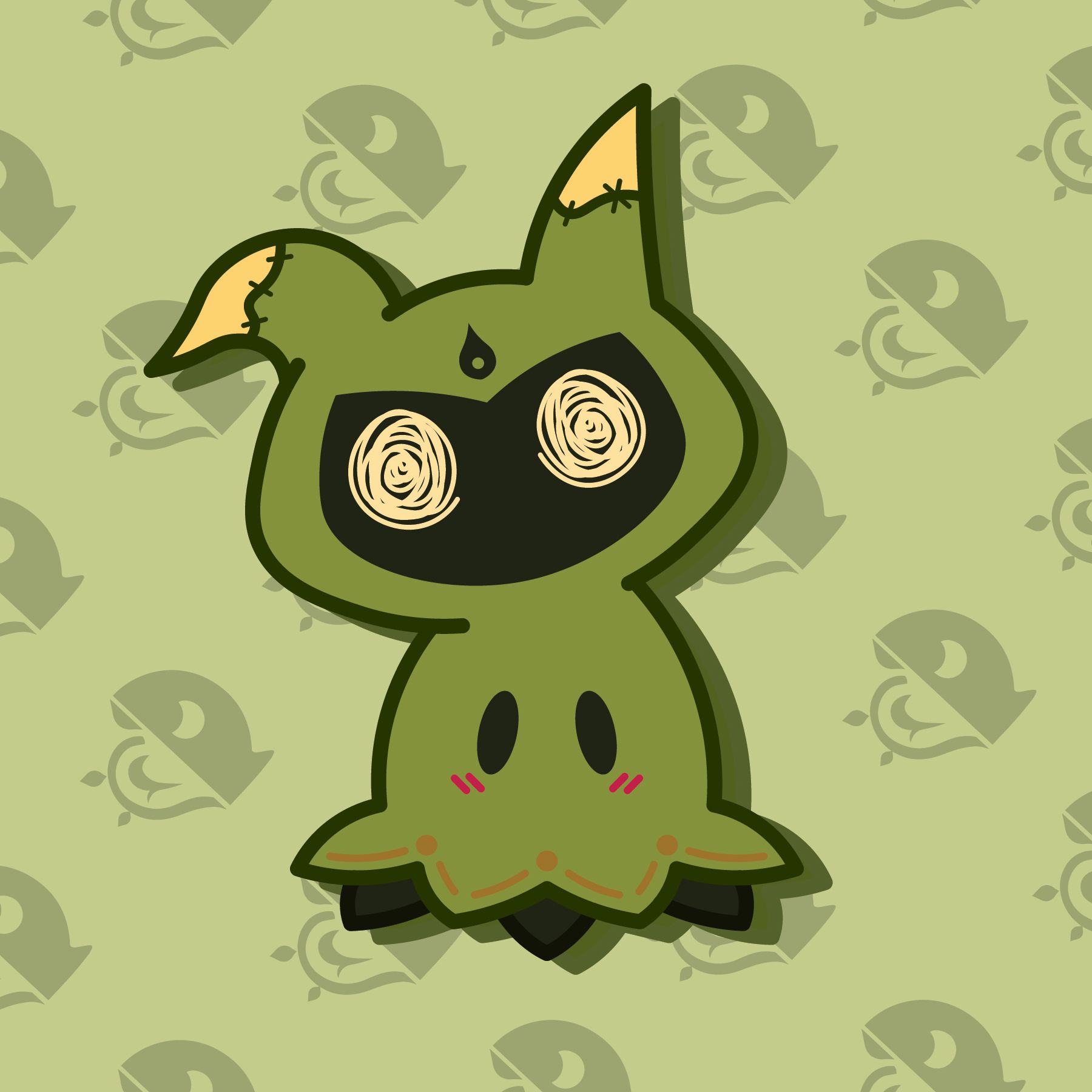 Cuilein-Anbar (Genshin Impact)/Mimikyu (Pokémon) Mashup Genshin Impact ...