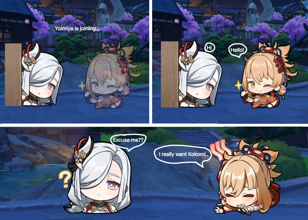 The one time I meet a Yoimiya pfp (co-op experiences) Genshin Impact ...
