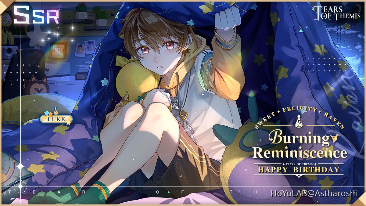 Luke SSR [Burning Reminiscence] Tears of Themis Card info + Video ...
