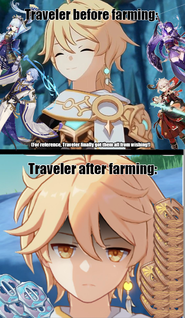 Farming Inazuma characters be like: Genshin Impact | HoYoLAB