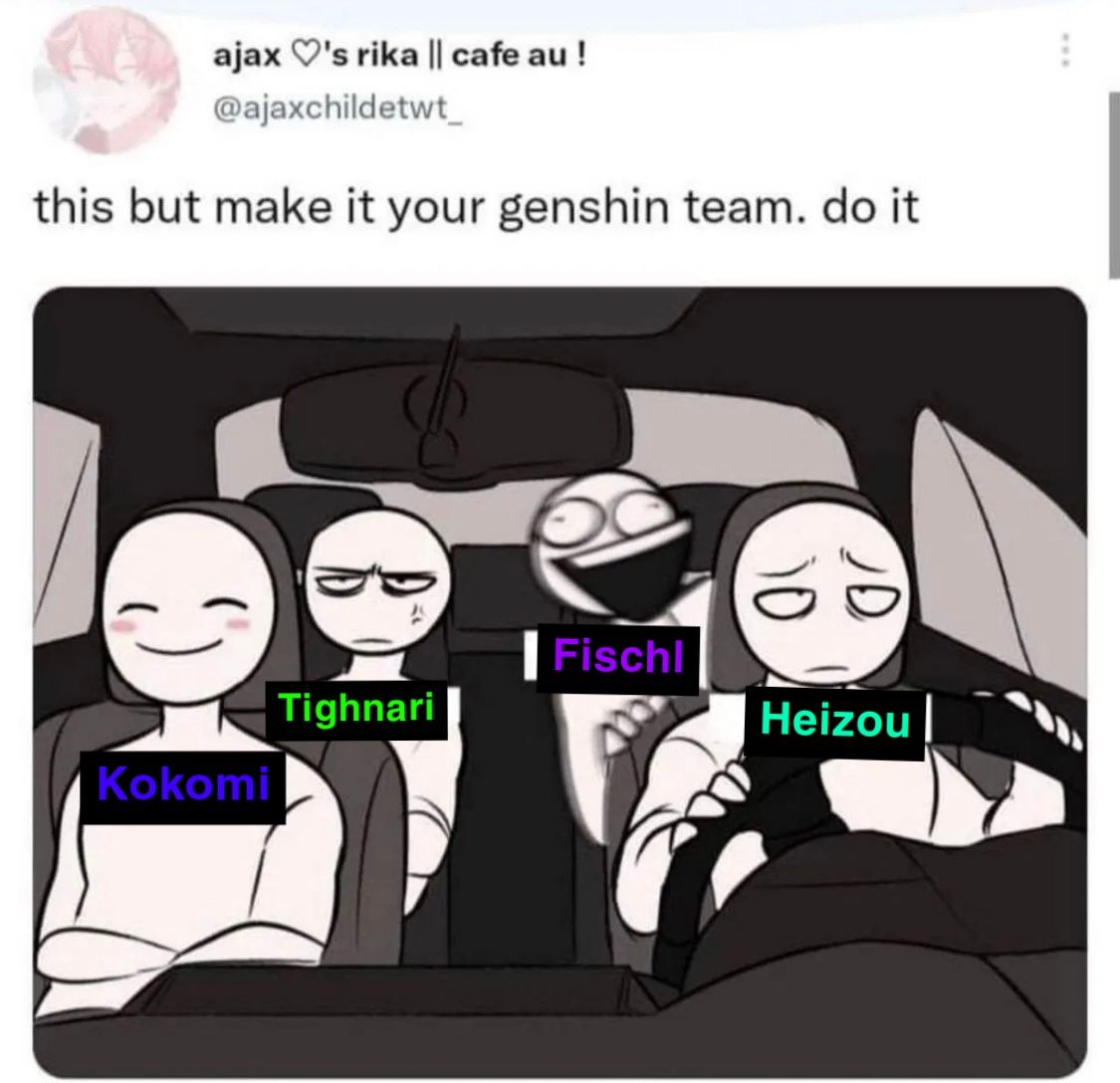 I did the meme thing yeye Genshin Impact | HoYoLAB