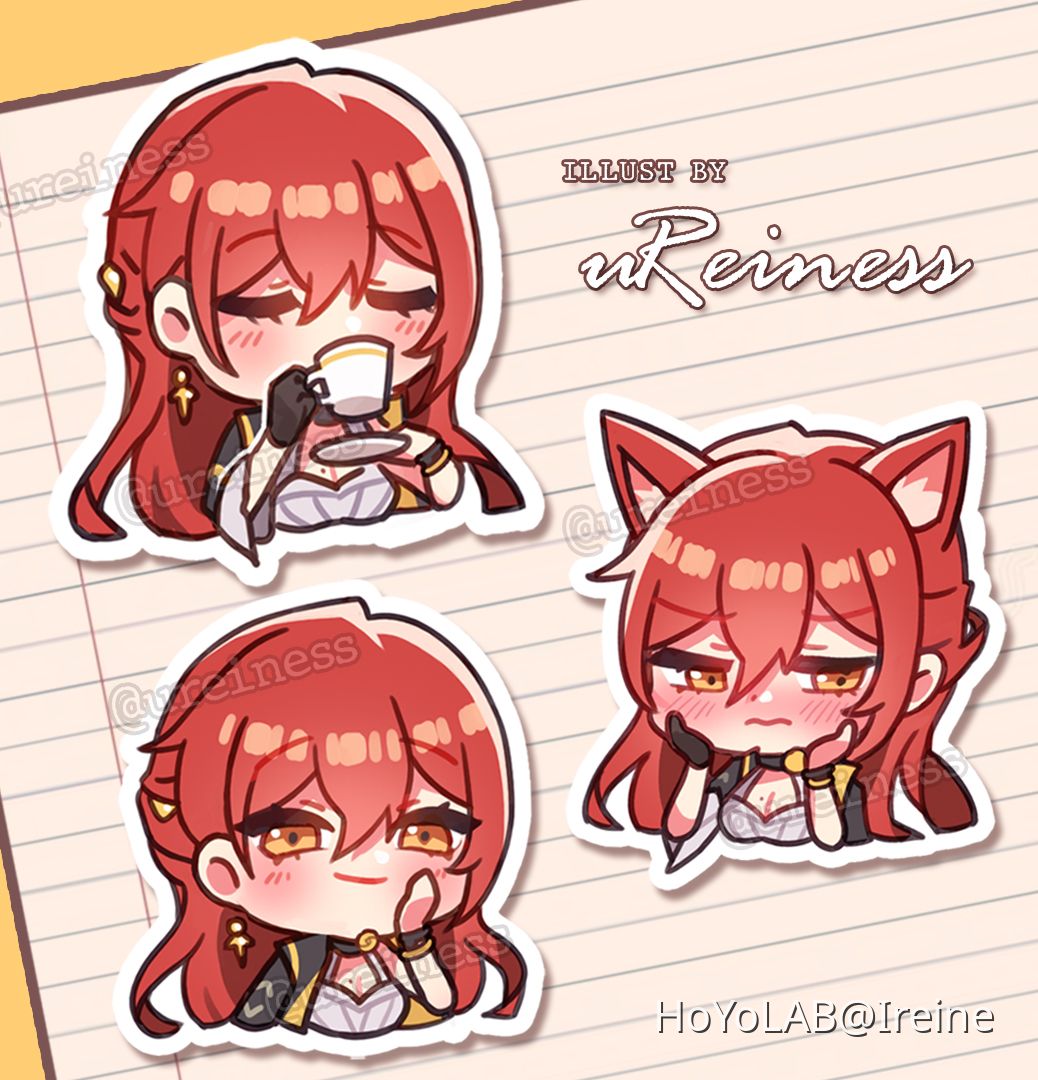 Himeko stickers! Honkai: Star Rail | HoYoLAB