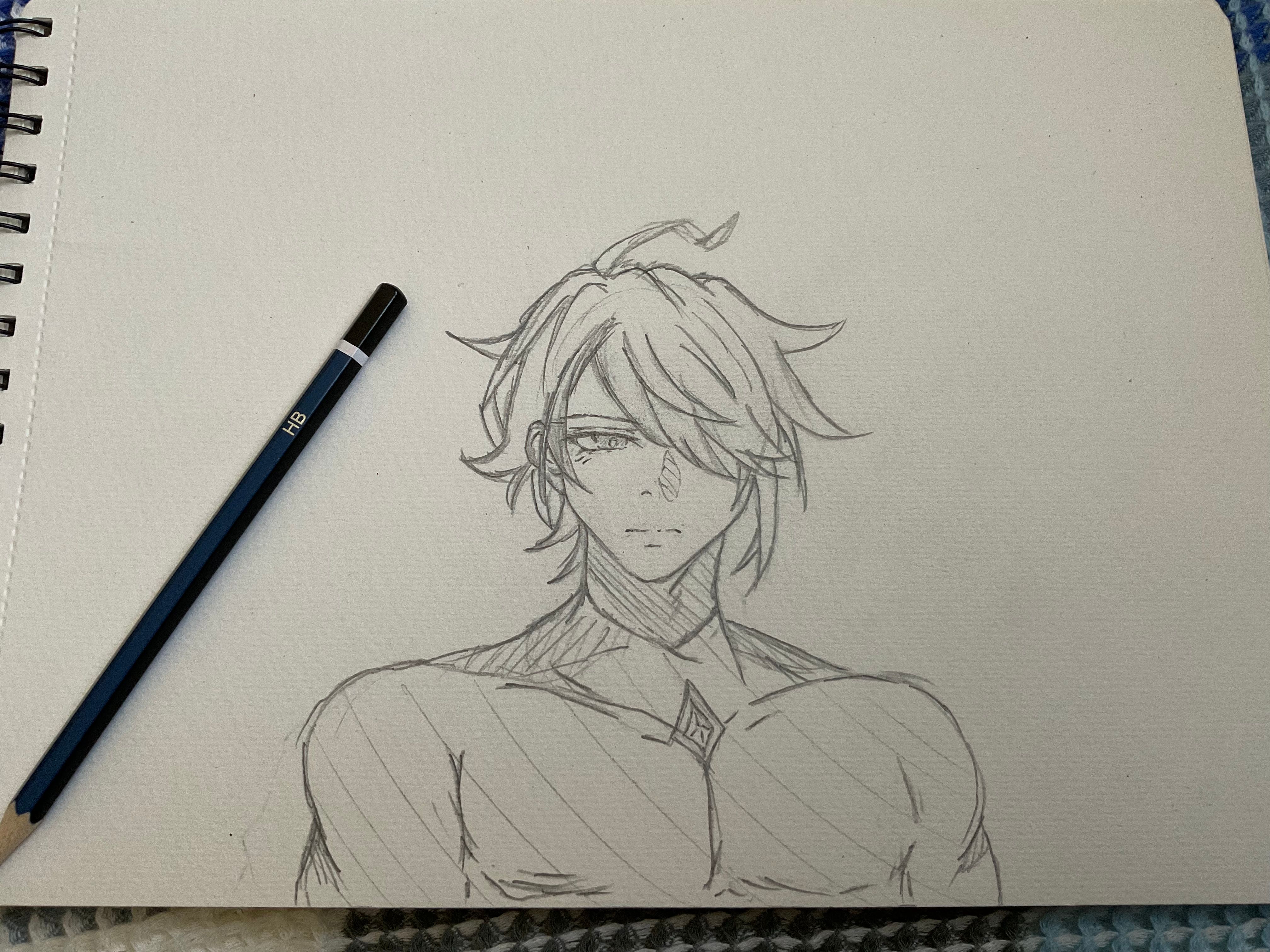 Alhaitham drawing~ Genshin Impact | HoYoLAB