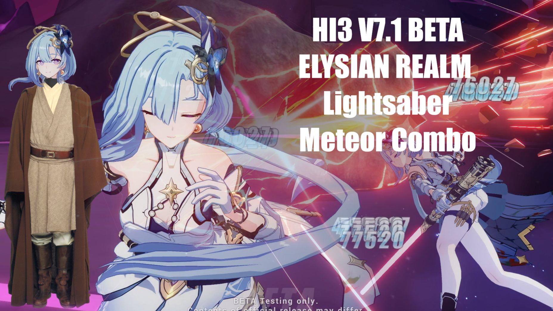 Jedi Griseo ER Lightsaber Meteor Shower Combo Honkai Impact 3rd | HoYoLAB