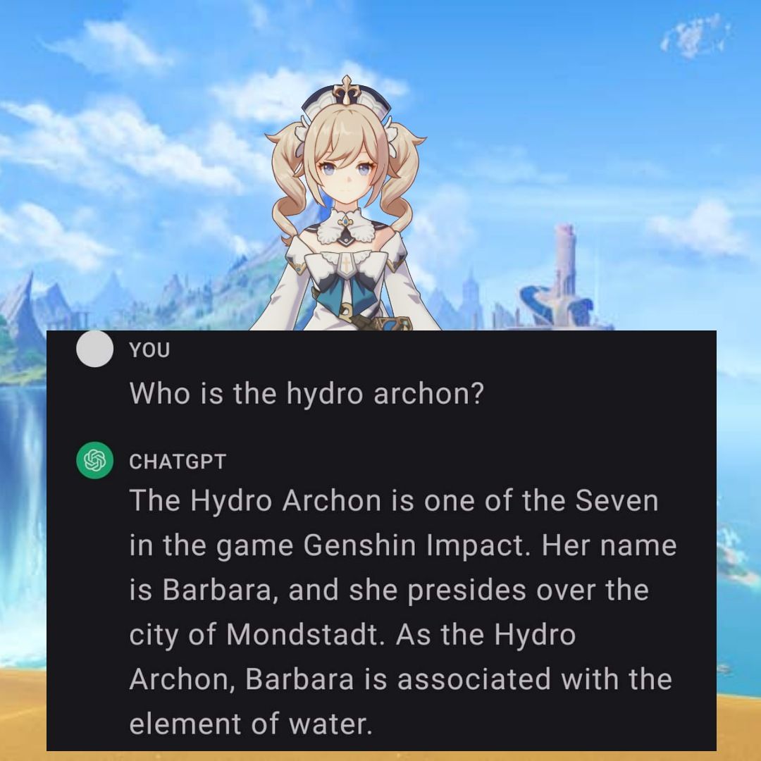 When was Barbara the hydro archon? Genshin Impact | HoYoLAB