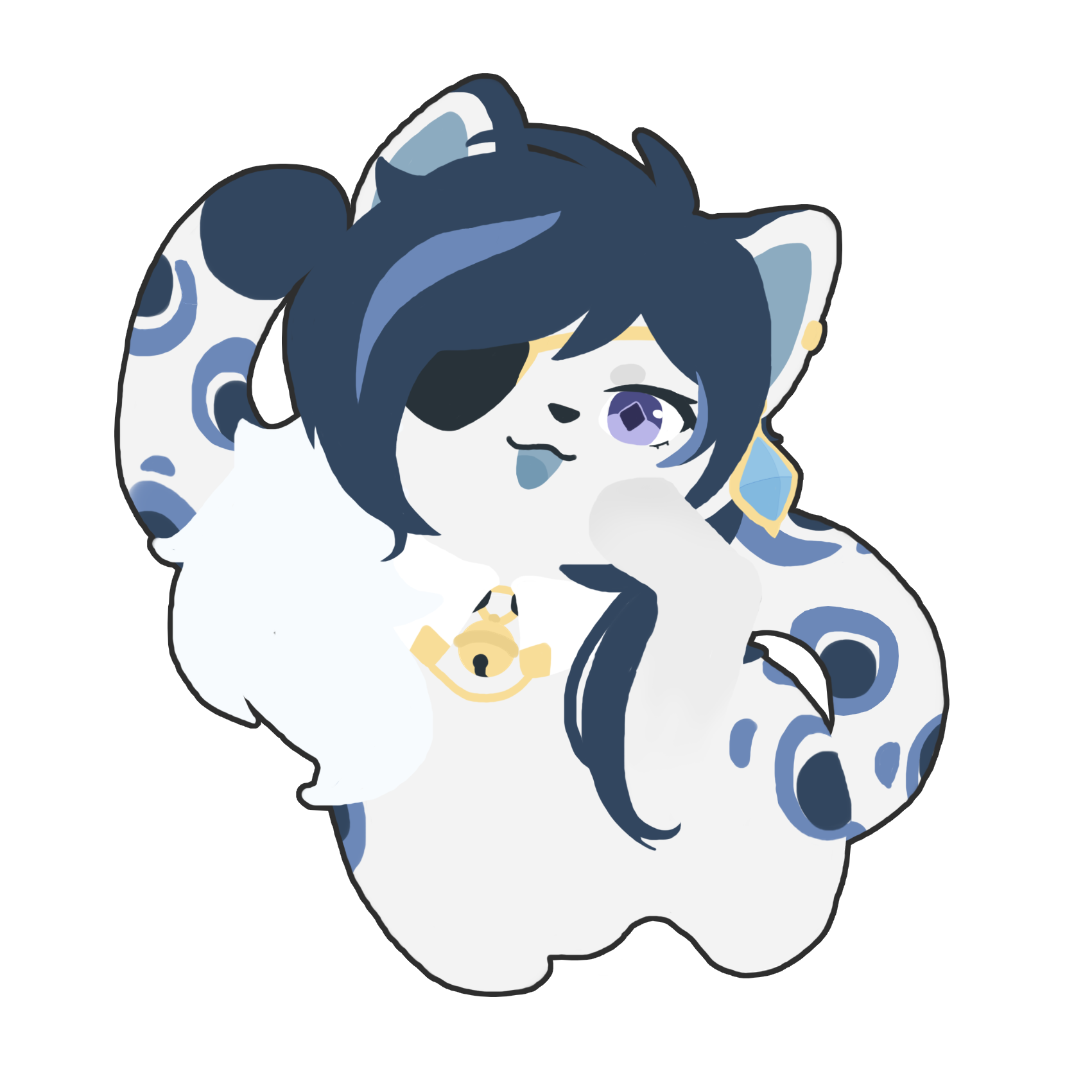 I drew Kaeya as a cat Genshin Impact | HoYoLAB