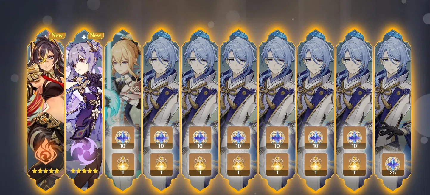 my luckiest pull yet wth Genshin Impact | HoYoLAB