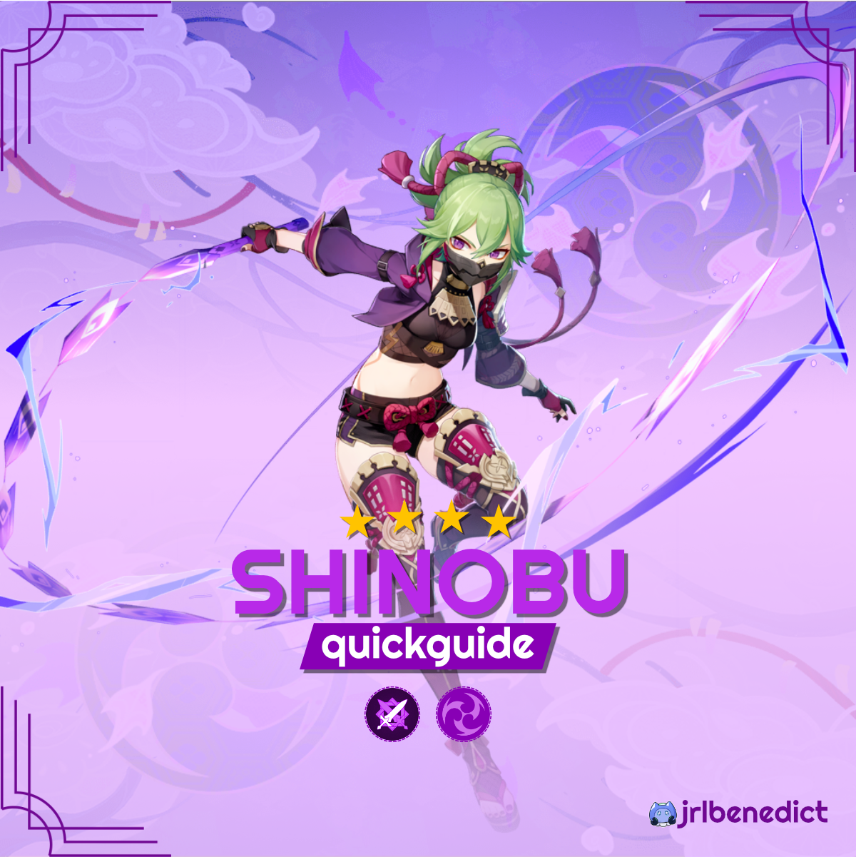 Kuki Shinobu Build Quickguide | Genshin Impact (Ver 4.2) Genshin Impact ...