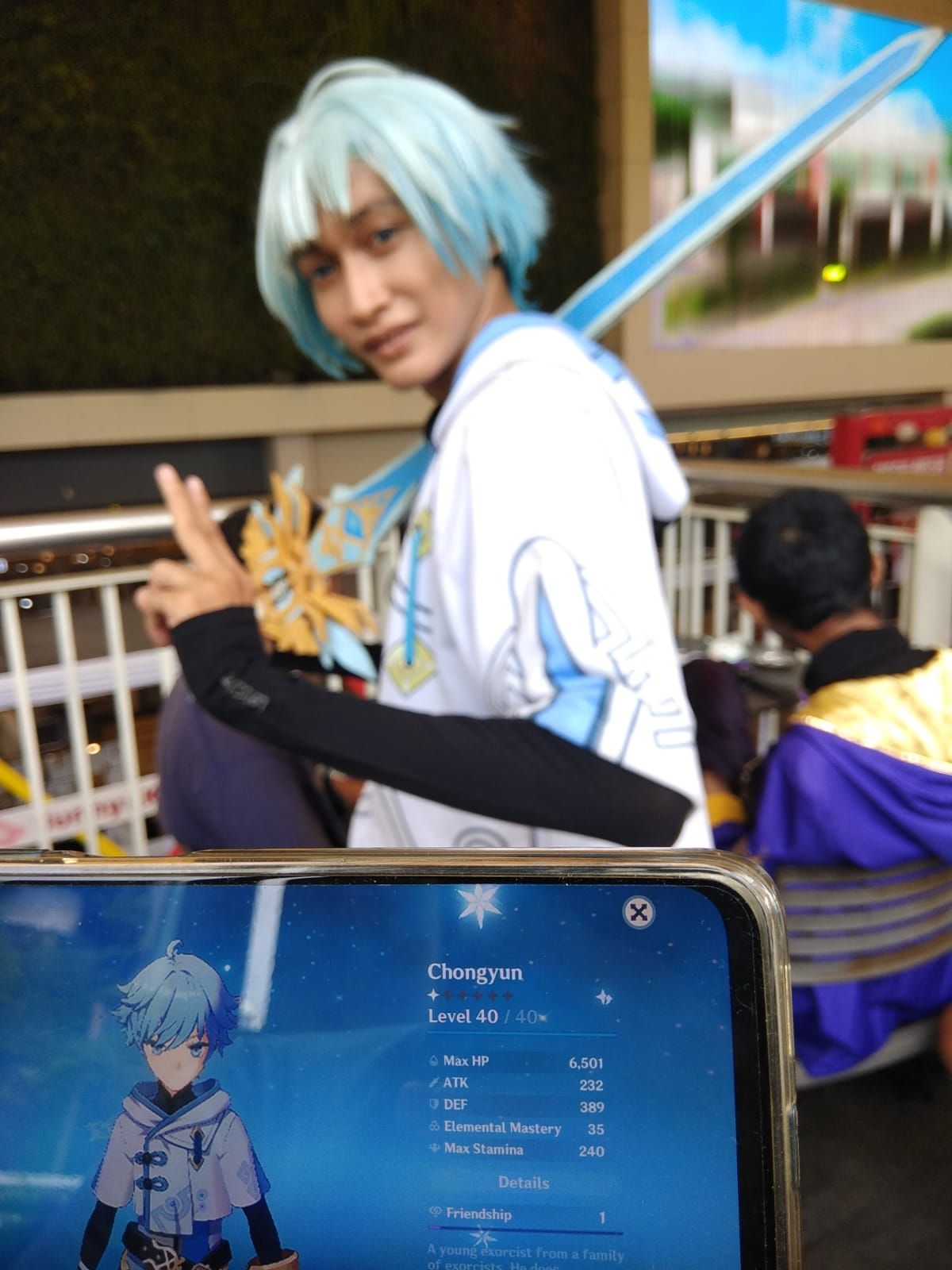 Chongyun Cosplayer Including The Game Version. Genshin Impact | HoYoLAB