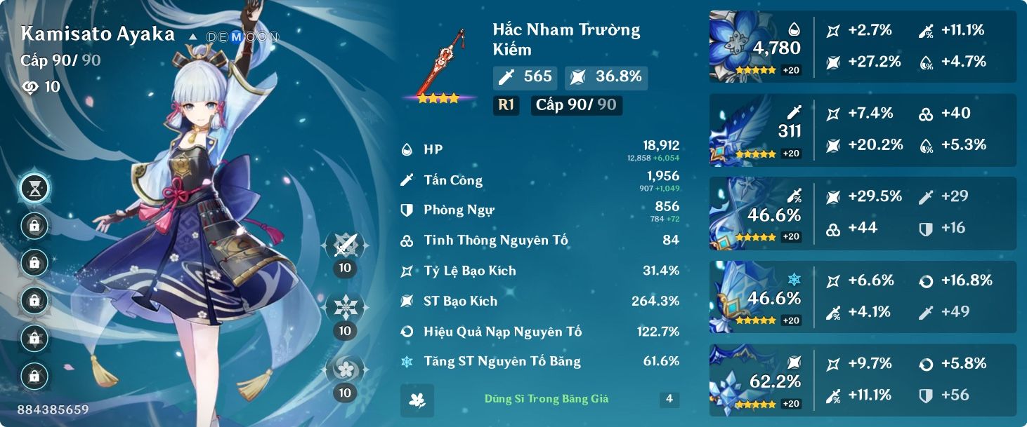 Ayaka dát vàng đồ hơi phèn tí Genshin Impact | HoYoLAB