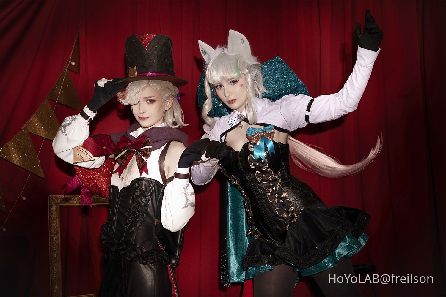 Lyney and Lynette cosplay 🎪🎭 Genshin Impact | HoYoLAB