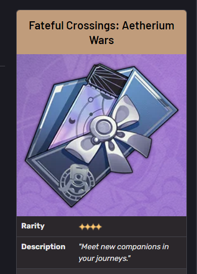 New player here, just wondering if I can still get the free 4 star character from Aetherium Wars ...