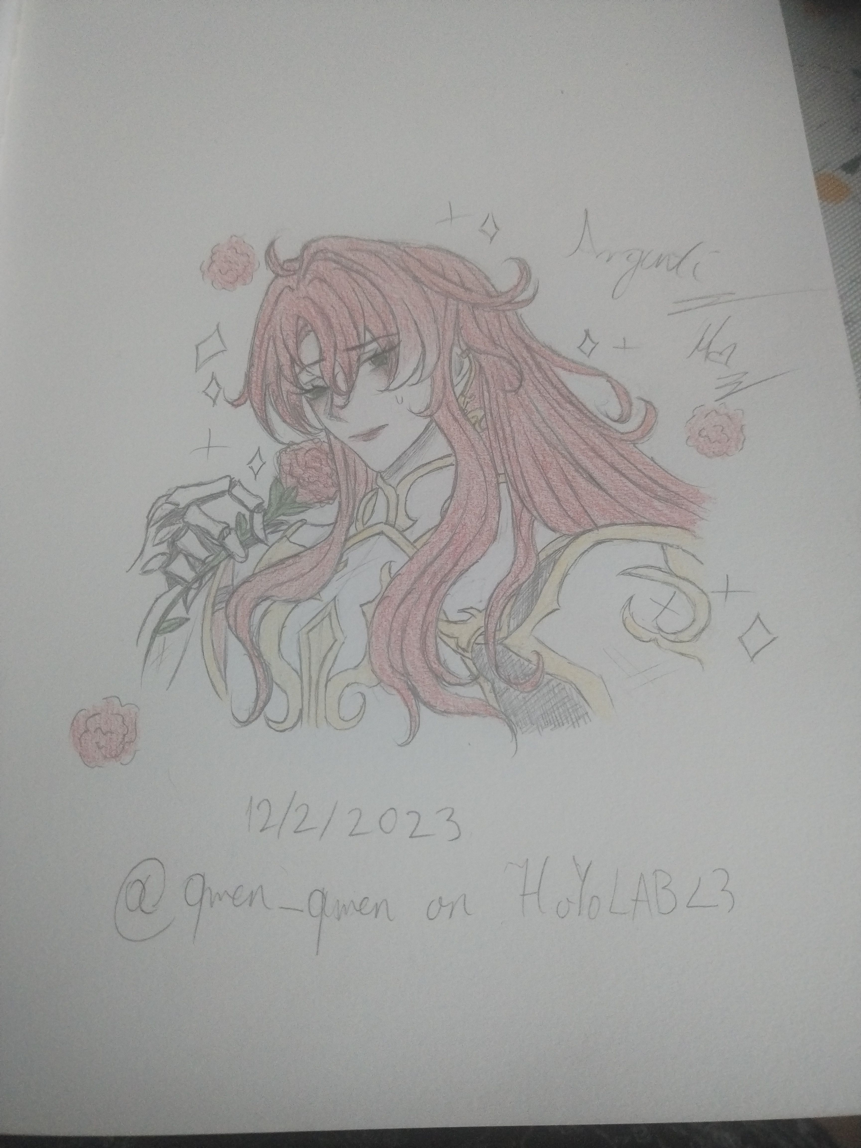 I drew Argenti Honkai: Star Rail | HoYoLAB