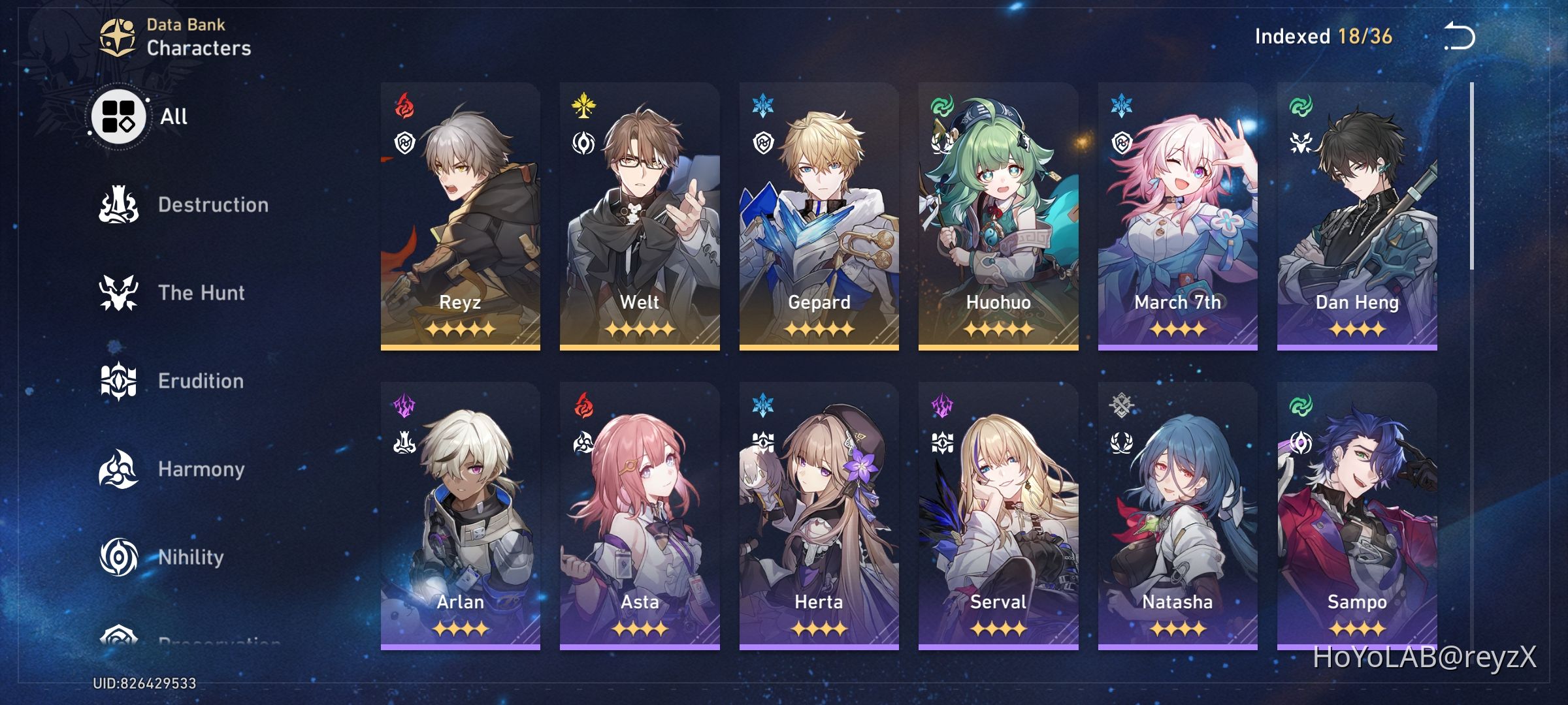 5 star standard banner Honkai: Star Rail | HoYoLAB