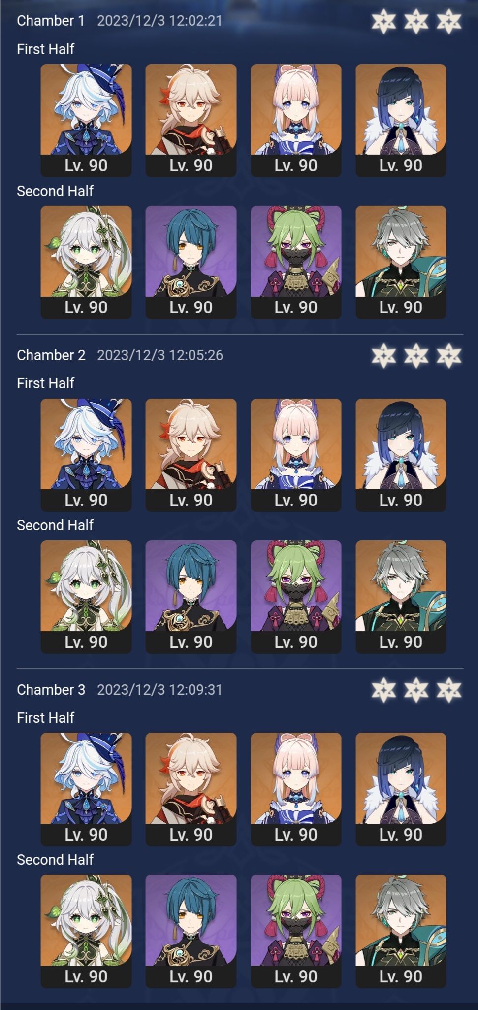 36 star Abyss Genshin Impact | HoYoLAB