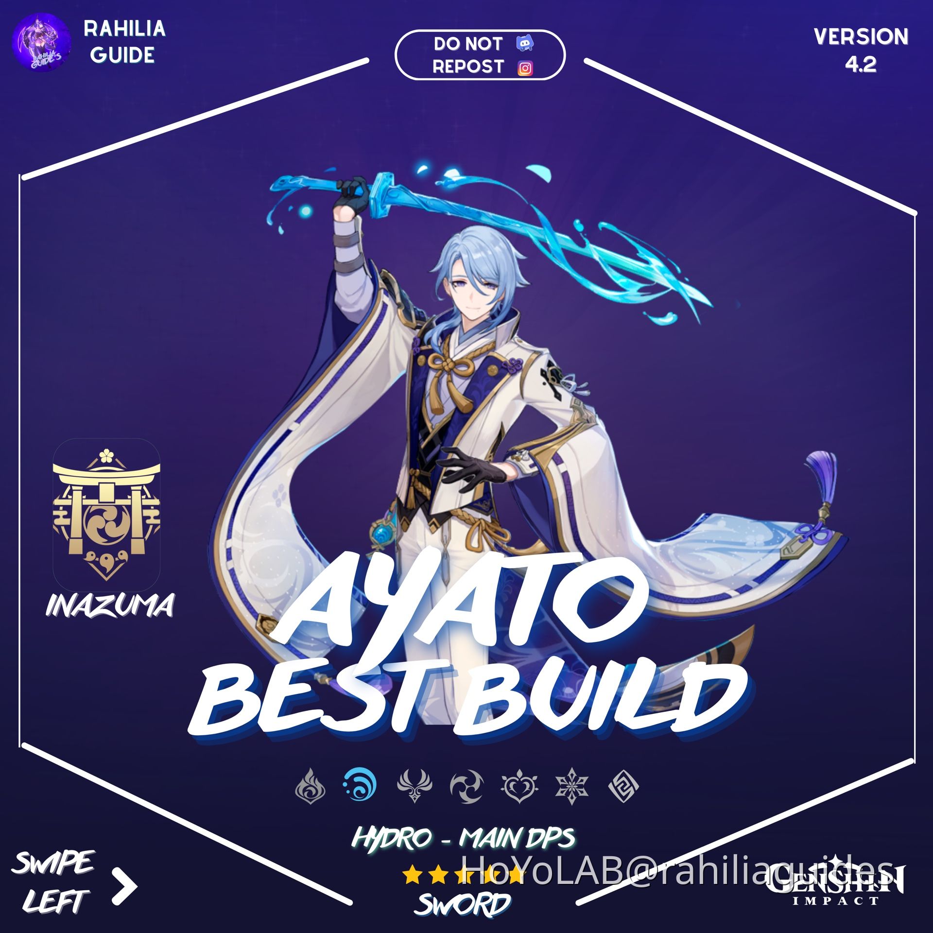 Genshin Impact [4.2] - Ayato build guide! Genshin Impact | HoYoLAB